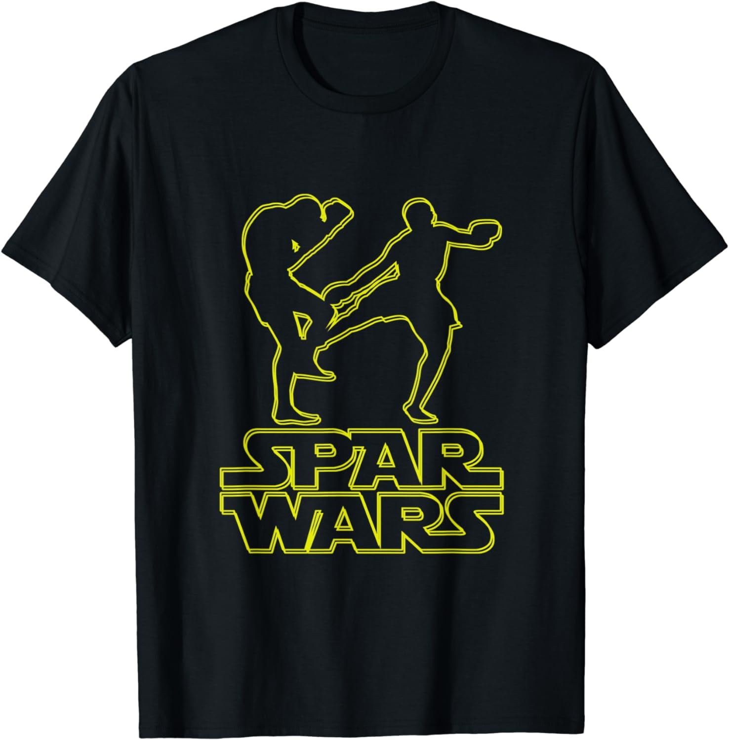 Spar Wars, MMA, Sparring, Work Out, Gym, Combat - T Shirt - Walmart.com