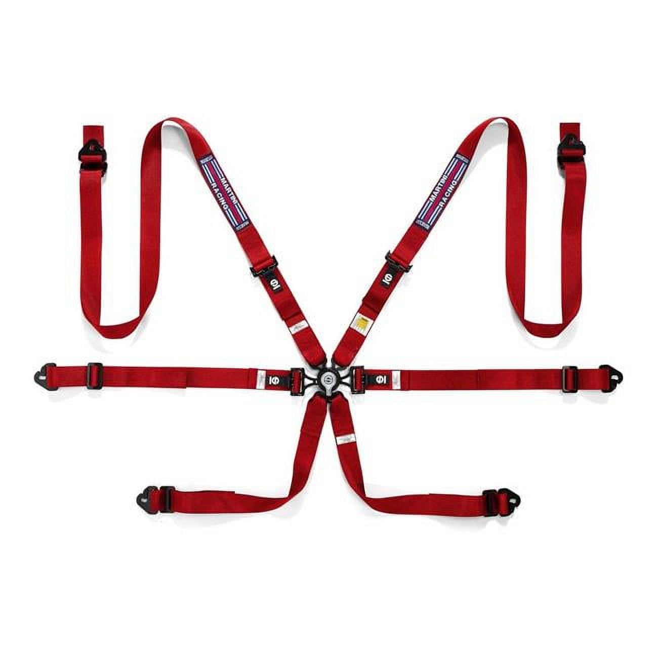 Sparco 04834HPDMRRS 3-4 in. 6 Point Martini-Racing Belt - Walmart.com