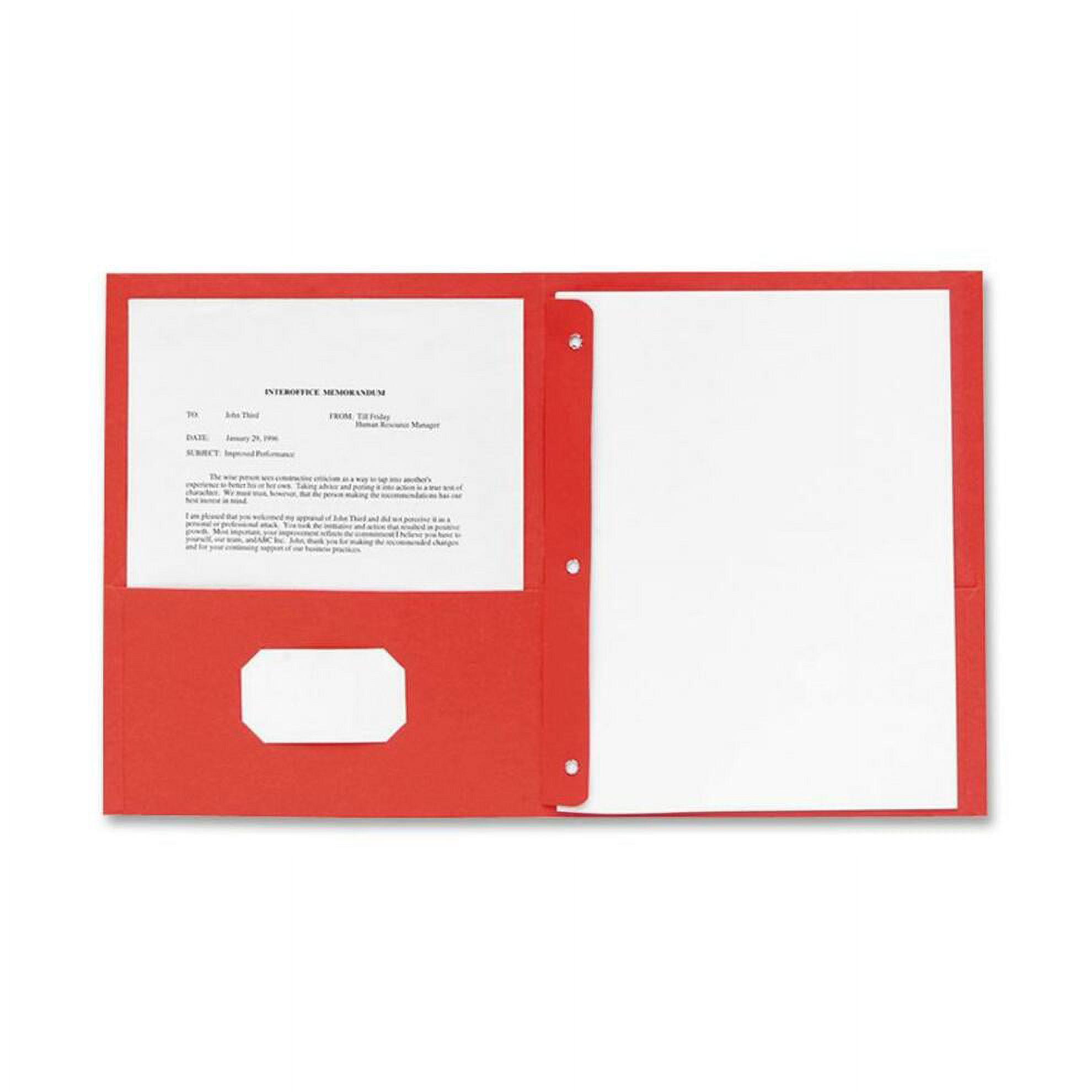 Sparco Letter Pocket Folder - Walmart.com