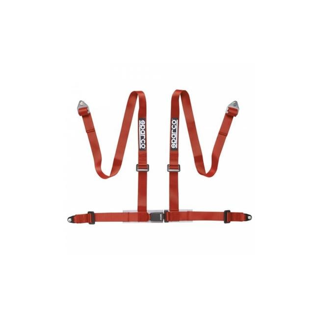Sparco 04604BV1RS 2 in. 4 Point Belt, Red - Walmart.com