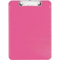 Sparco Low-Profile Plastic Clipboard, 9" x 12", Neon Pink, Durable ...