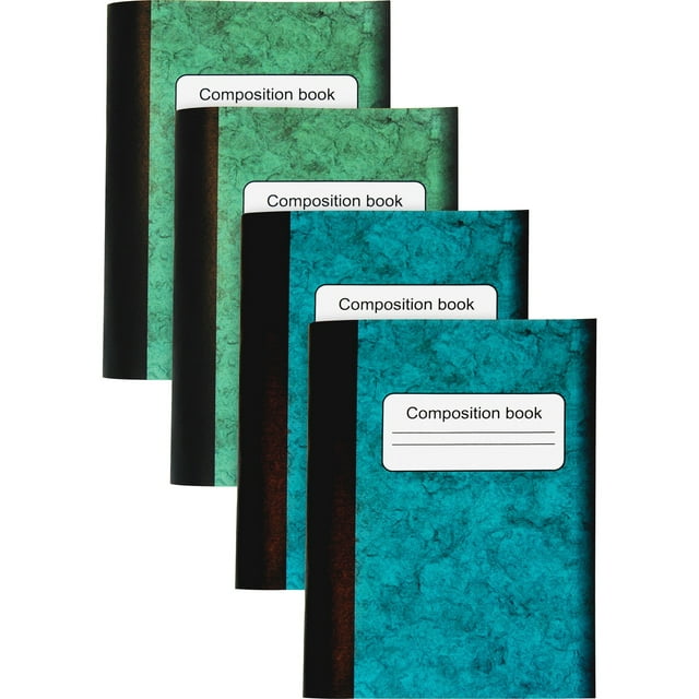 Sparco Composition Book 80 Sheets 3-1/4"x4-1/2" 4/PK Multi 36126 ...