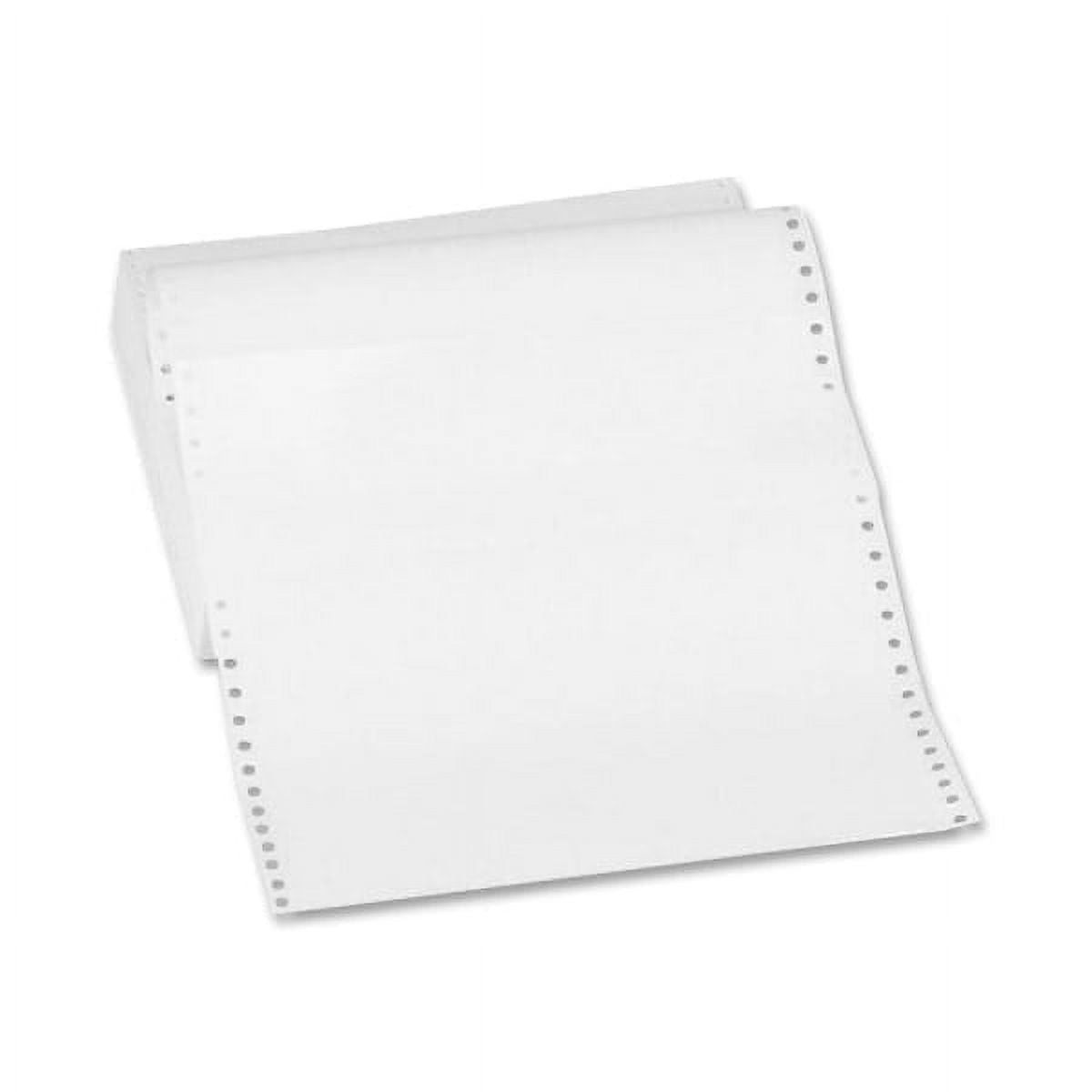 Sparco Continuous Paper, 8 1/2" x 11", 18 Lb, White, Pack Of 2,600 ...