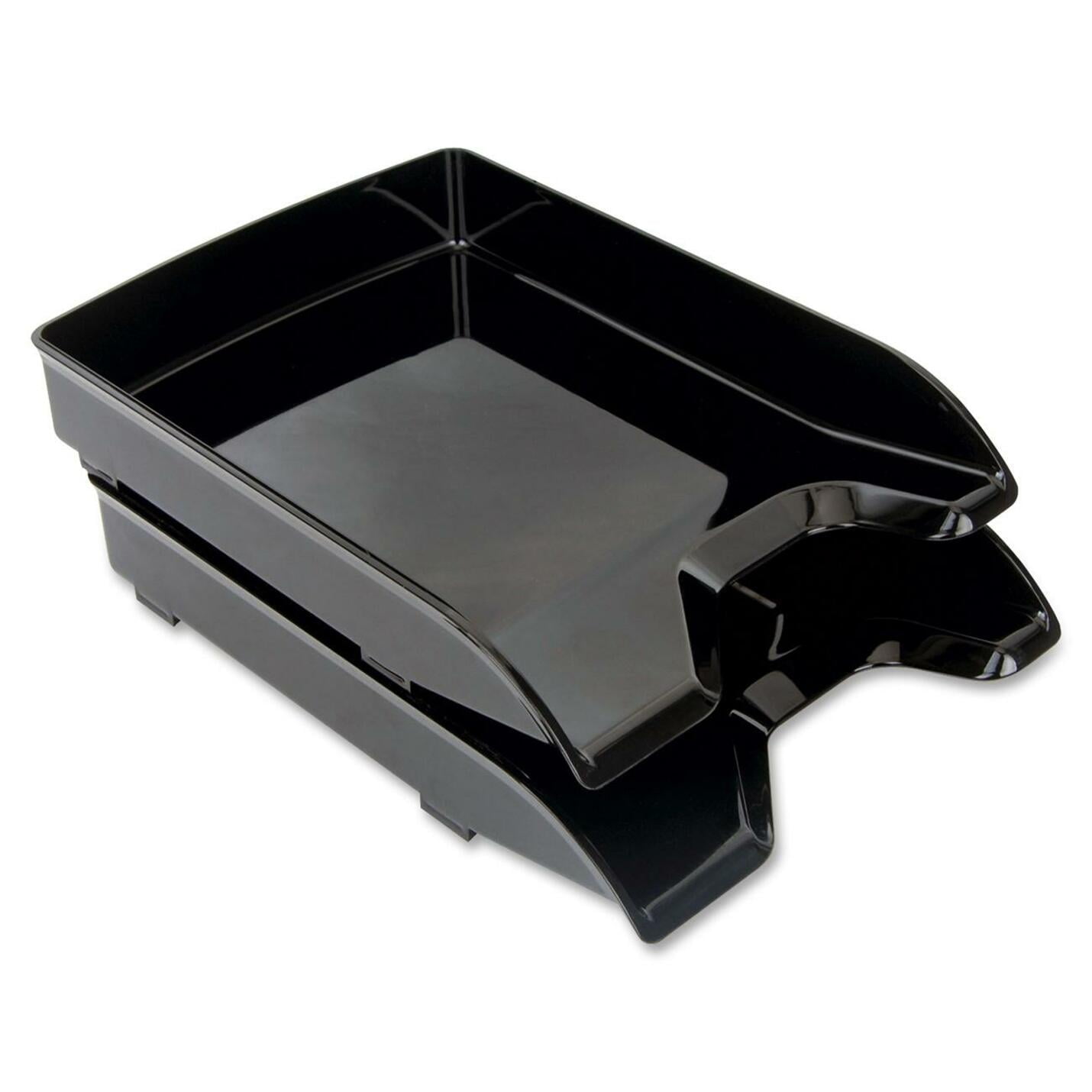 Sparco Front-Load Stacking Letter Trays - Walmart.com