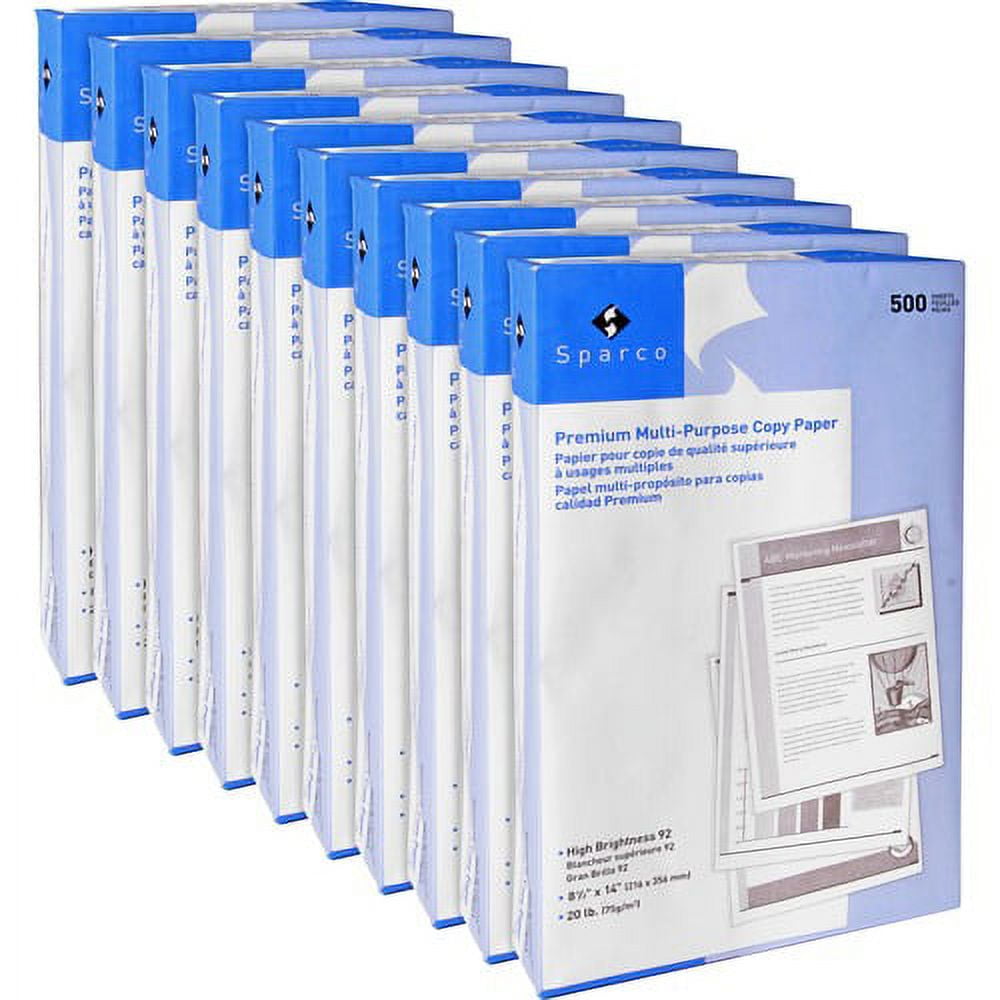 Sparco Multipurpose Copy Paper Copiers - 92 Brightness - Legal - 8 1/2 ...