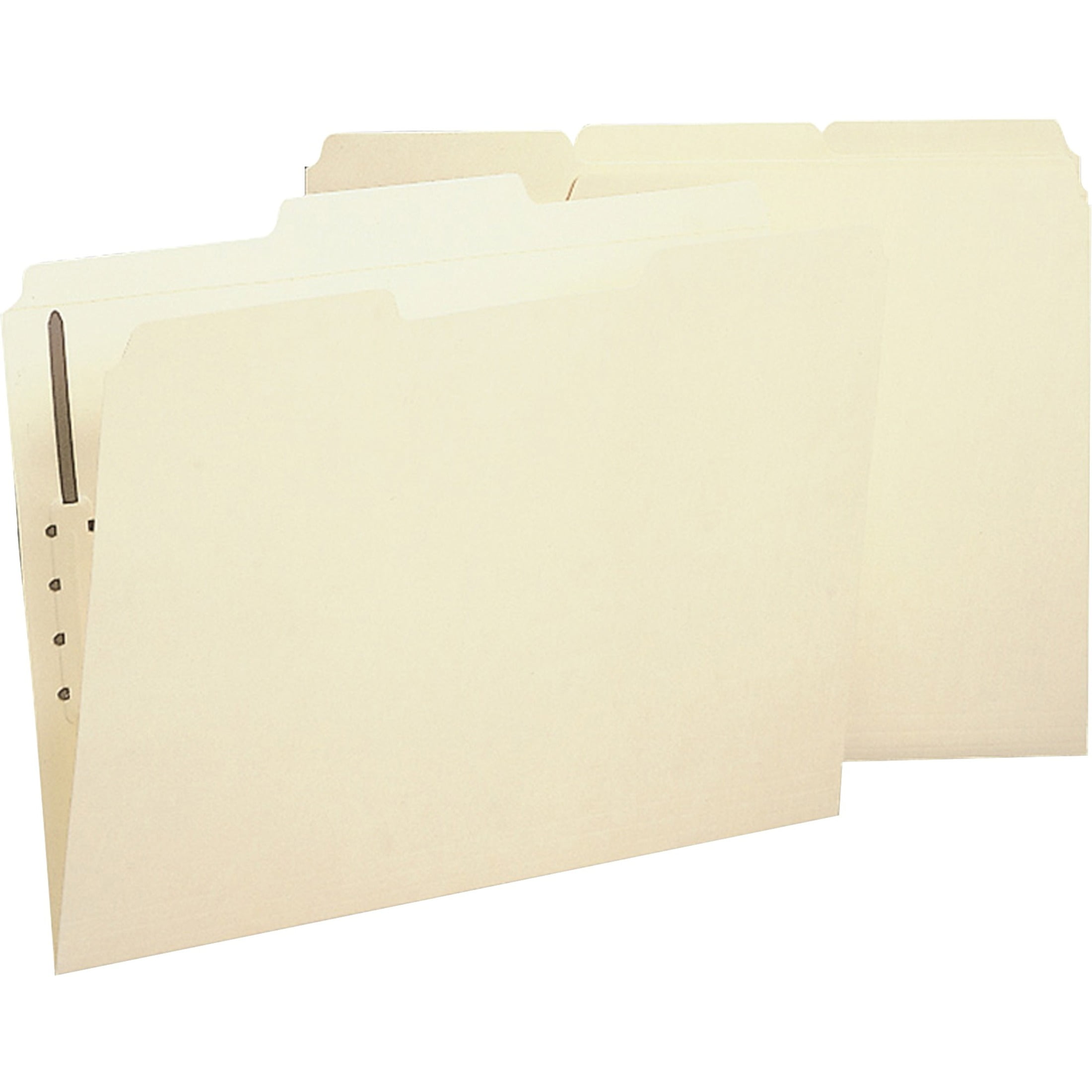 Business Source, BSN17230, Fastenener Folders, 50 / Box, Manila ...