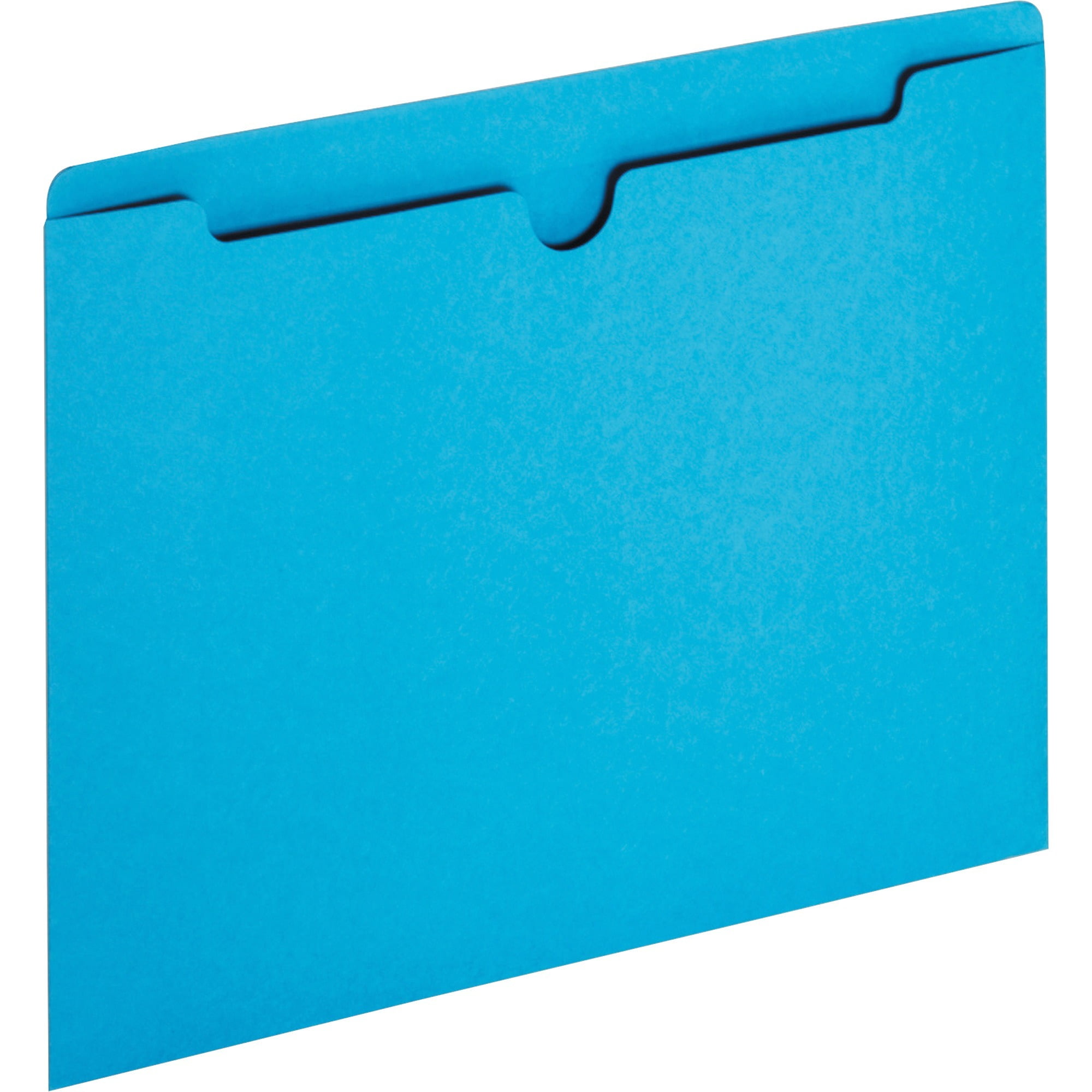 Sparco Reinforced Tab Colored File Jackets, Blue, 100 / Box (Quantity ...