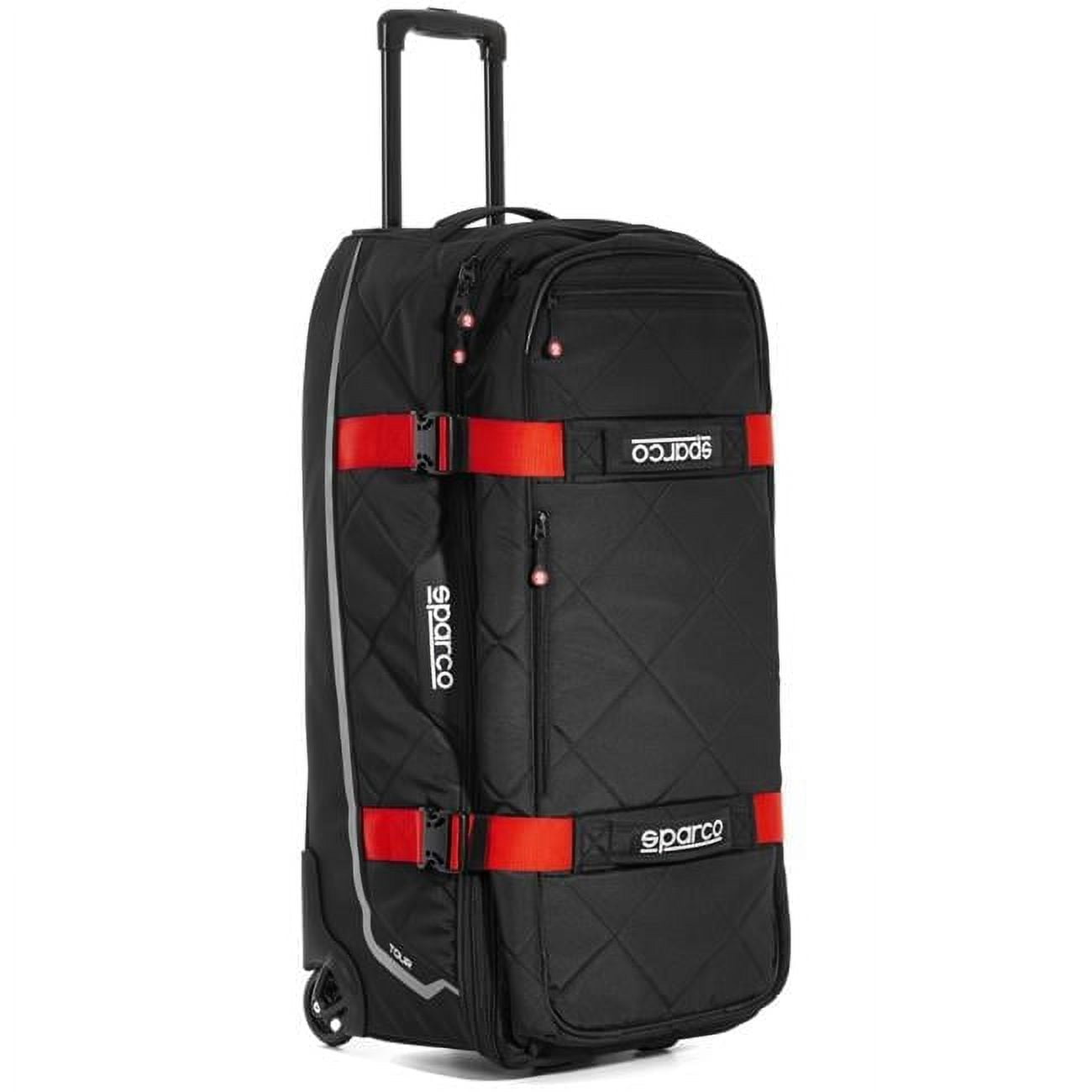 Sparco SCO016437NRRS 84 x 40 x 38 in. Roller Wheels Zipper Closure ...