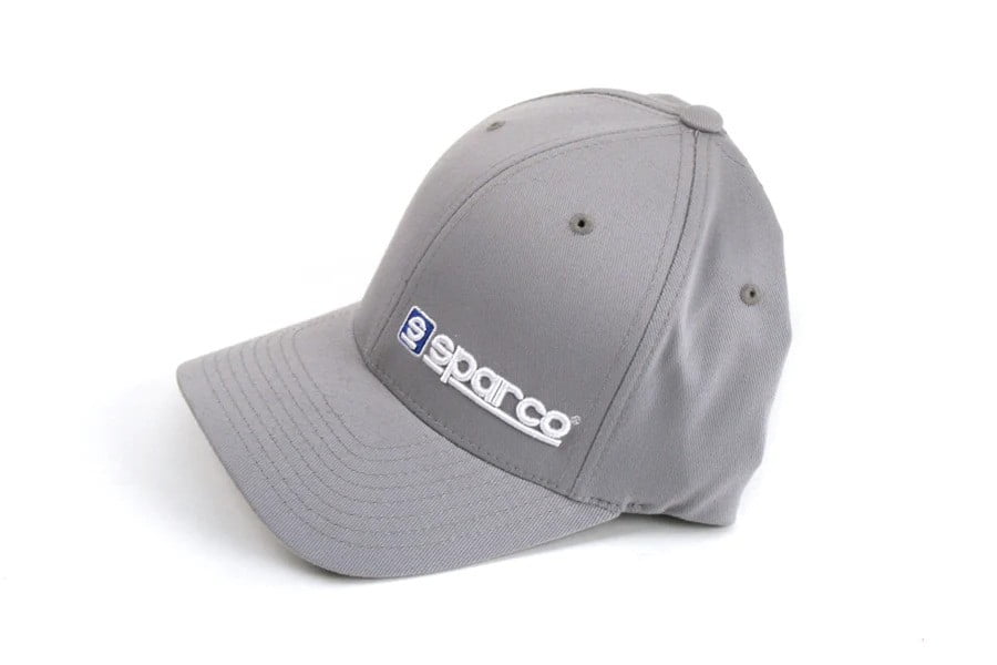 Sparco SP14GR Hat & Cap Lid Grey Large/XLarge FlexFit Tuning ...