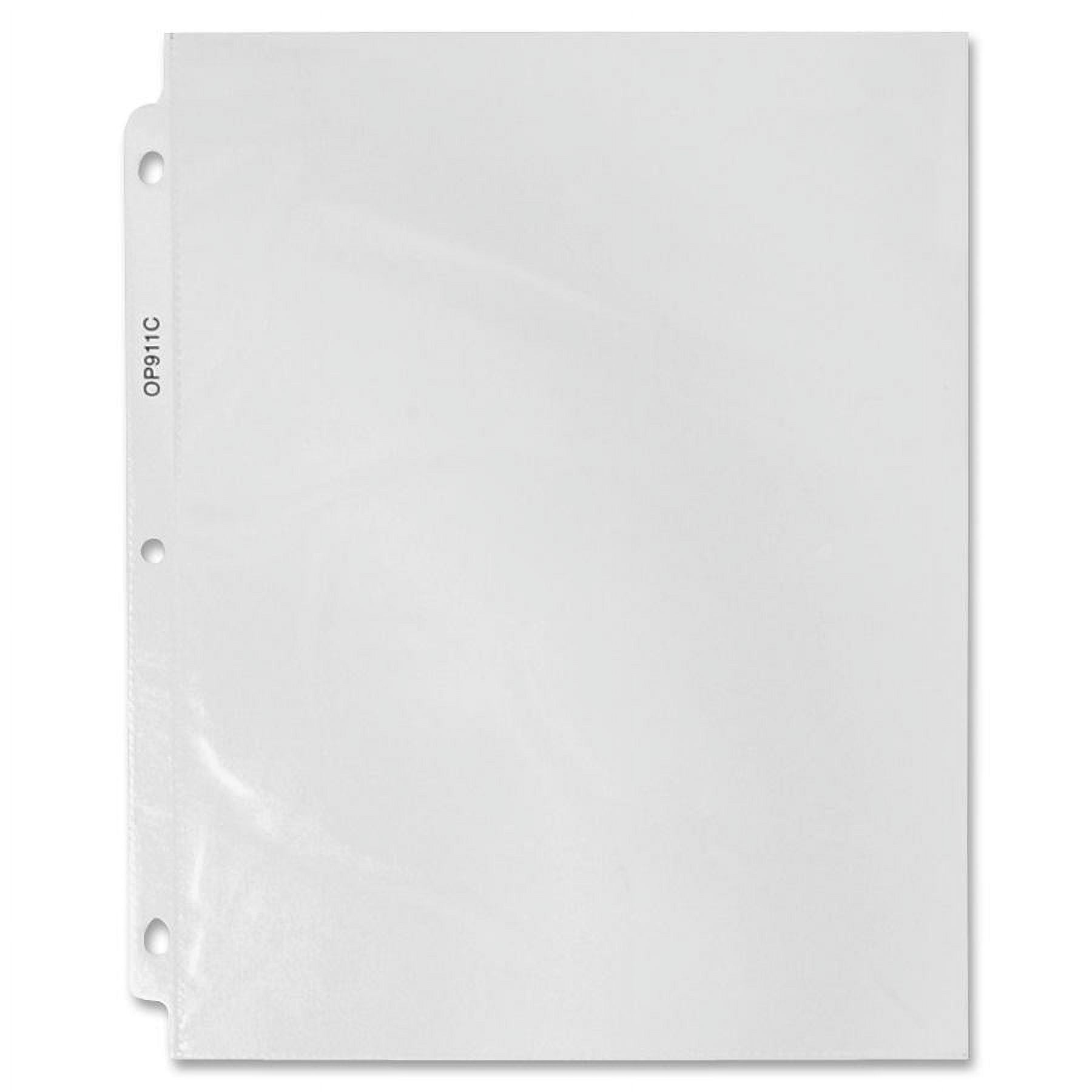 Sparco Standard Toploading Sheet Protectors 100/BX - SPROP911C ...