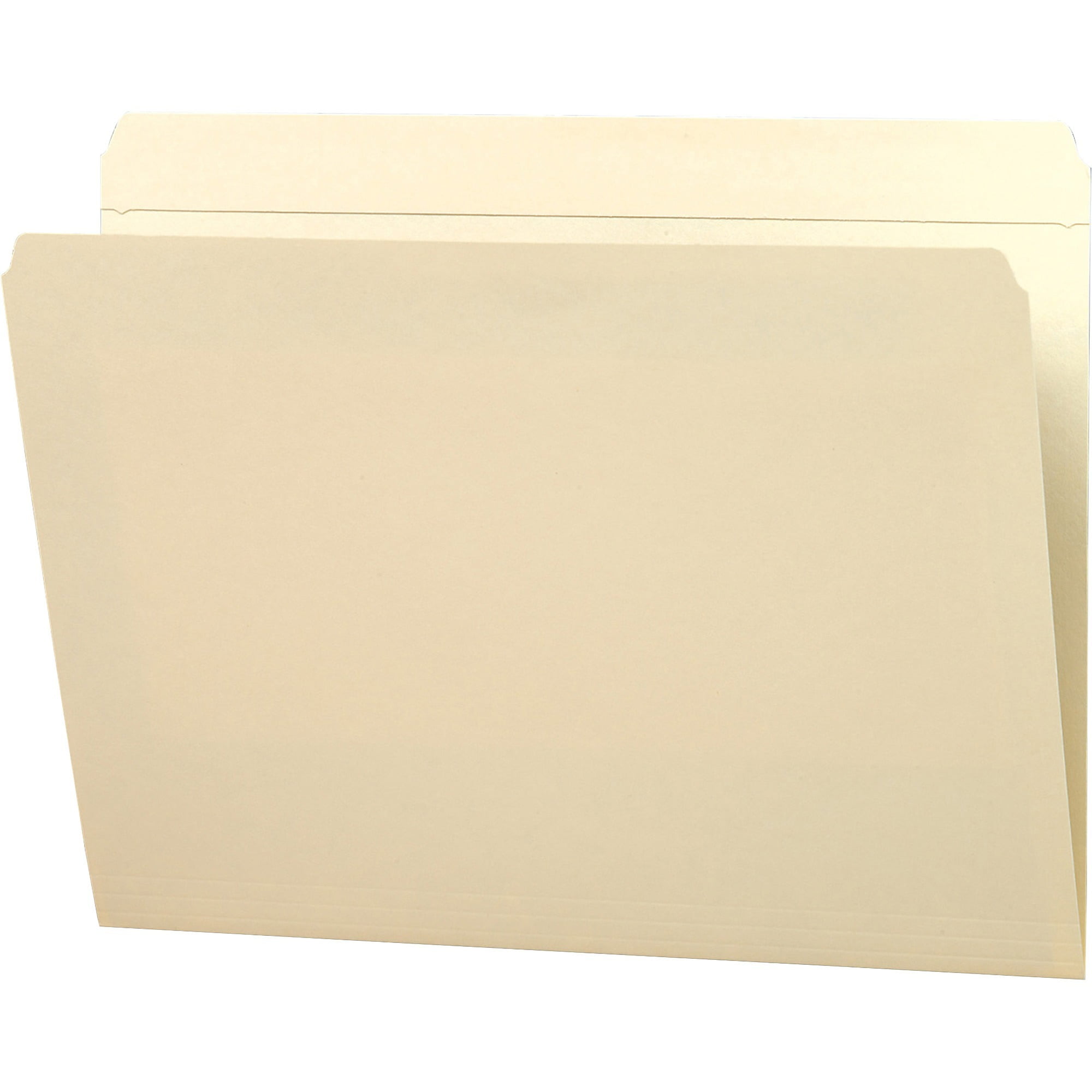 Sparco Straight-cut Tab File Folders, Manila, 100 / Box (Quantity ...