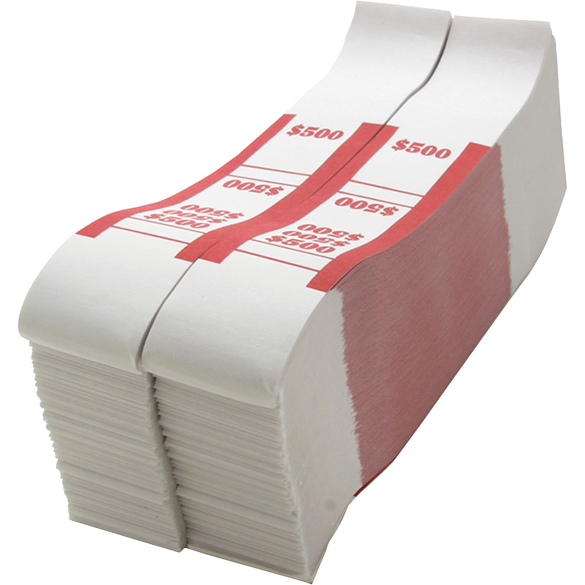 Sparco White Kraft ABA Bill Straps - 1000 Wrap(s)Total $500 in $5 ...