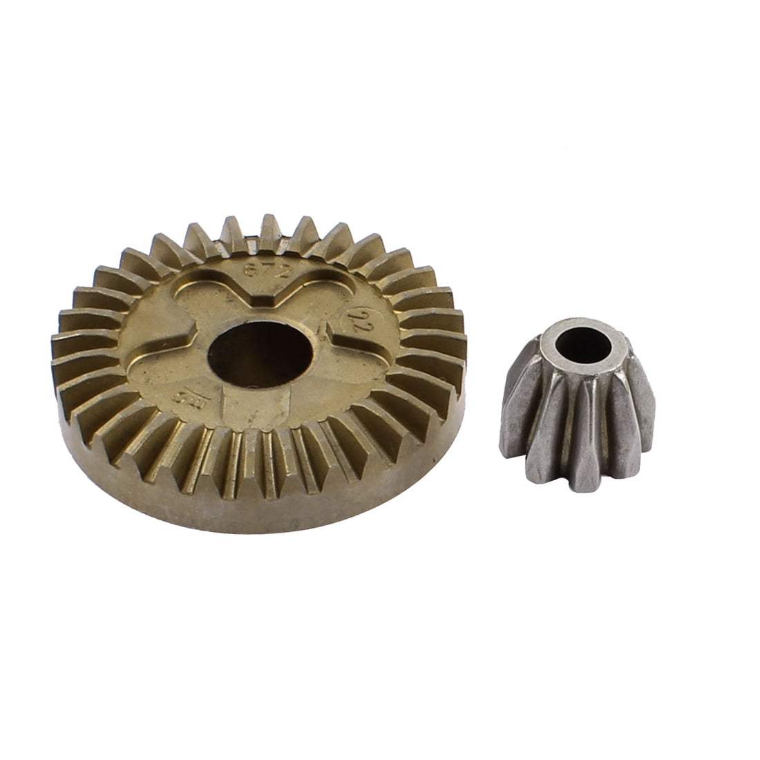 Spare Part Metal Electric Angle Grinder Spiral Pinion Gear Set Gray ...