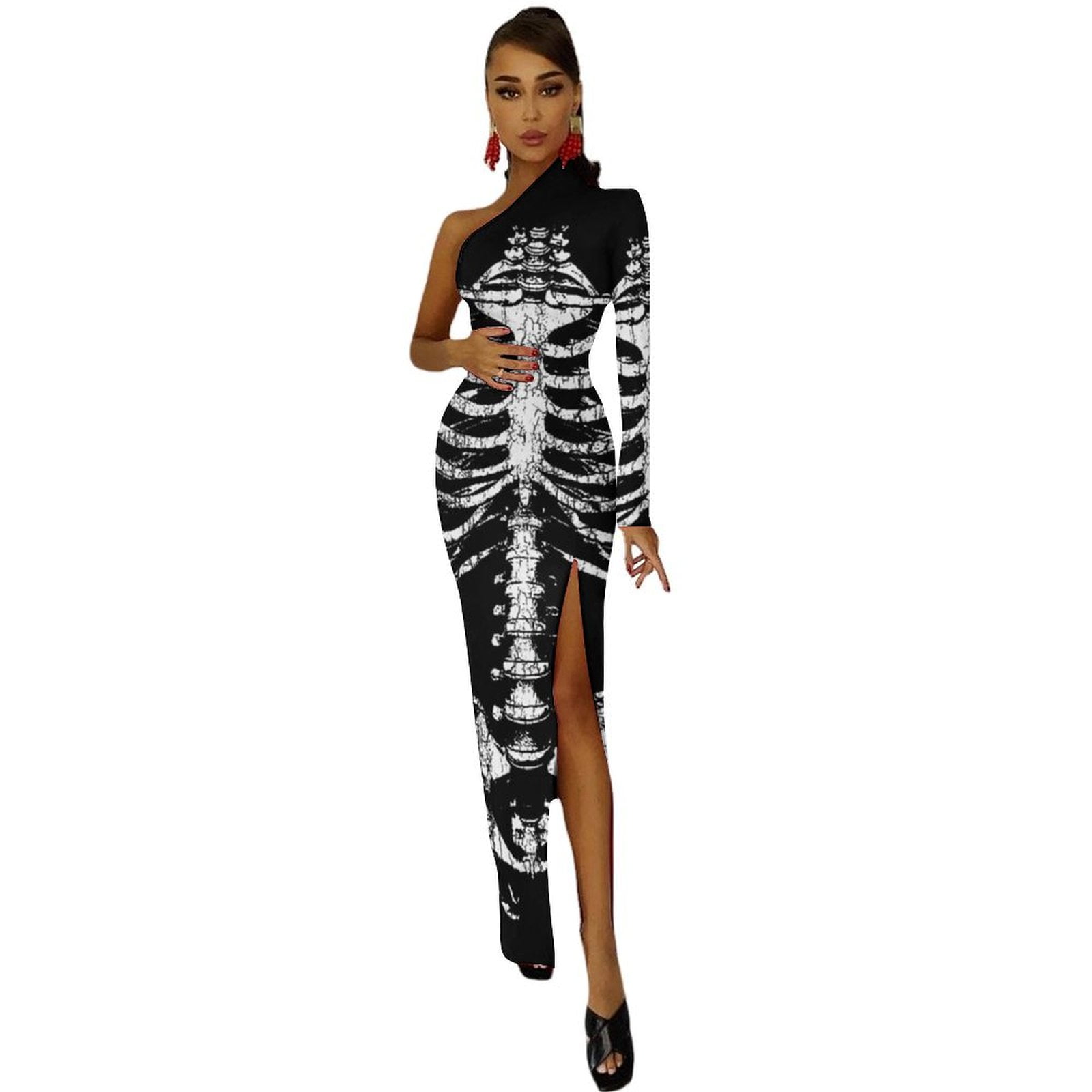 Spare Ribs Part 2 Half Dleeve Split Dress dress summer women dresses ...
