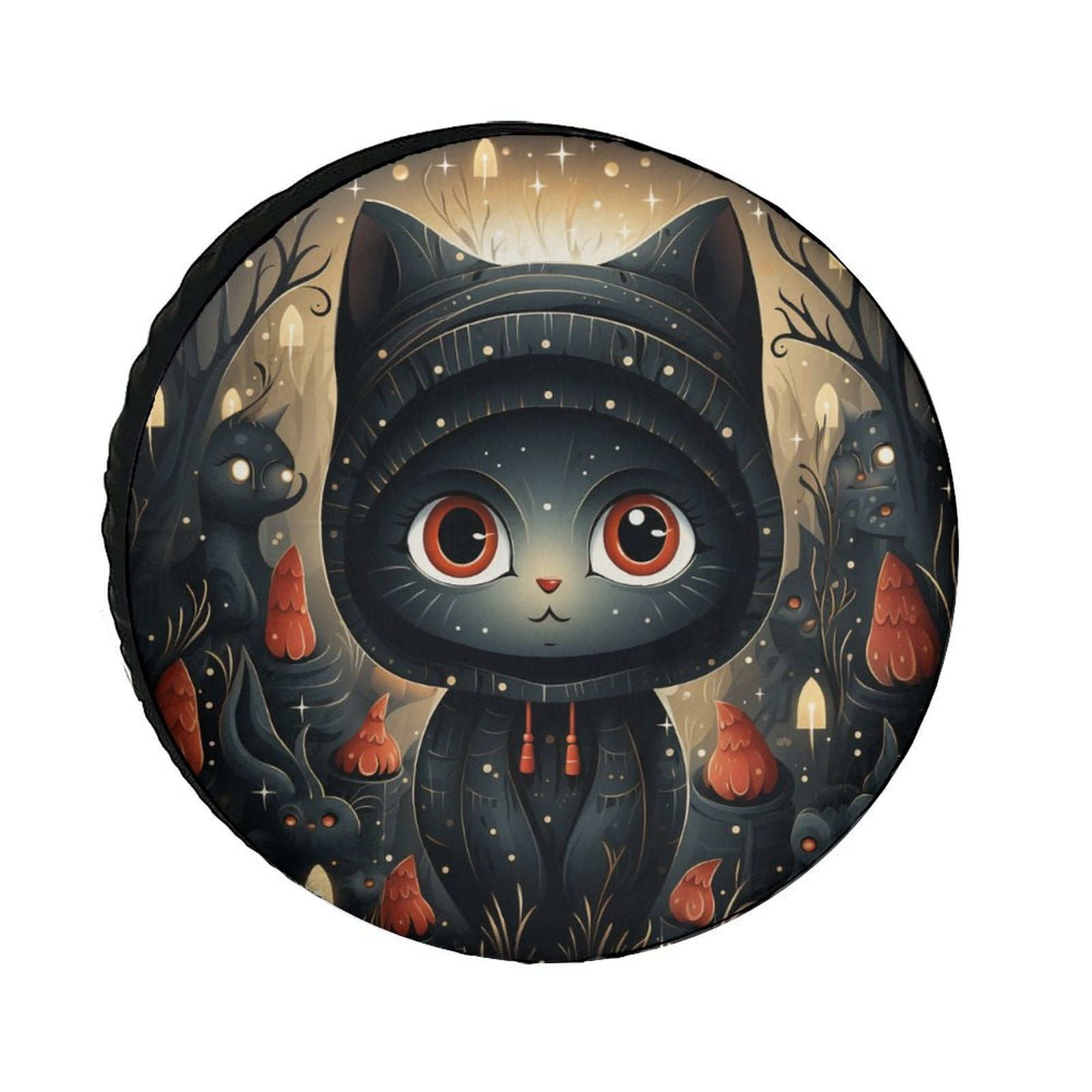 Spare Tire Cover 12inch Cat Christmas Wheel Protectors Weatherproof ...