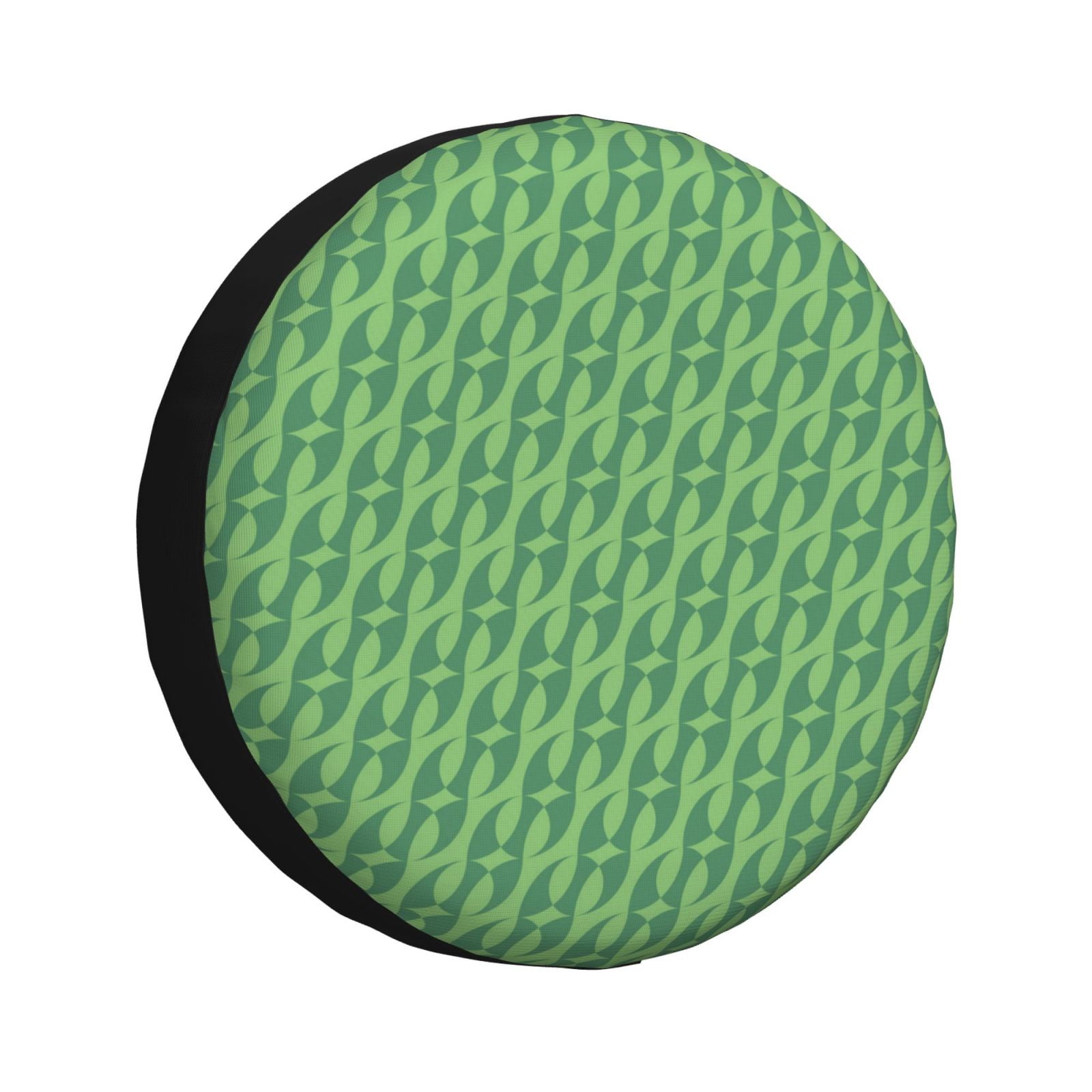 Spare Tire Cover - Abstract green geometric pattern Universal Fit for ...