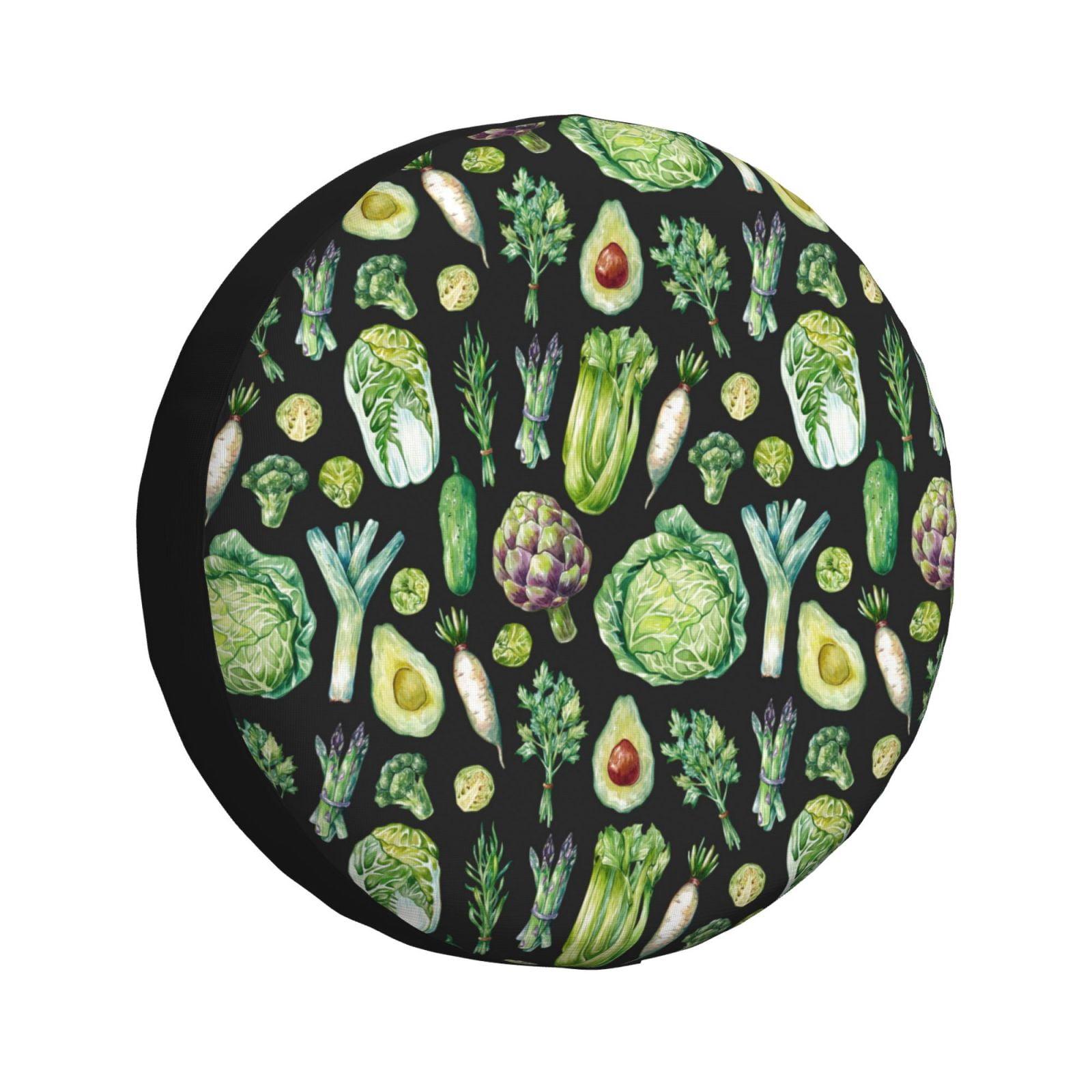 Spare Tire Cover Asparagu vegetable Waterproof Trailer Tire Covers 14 ...