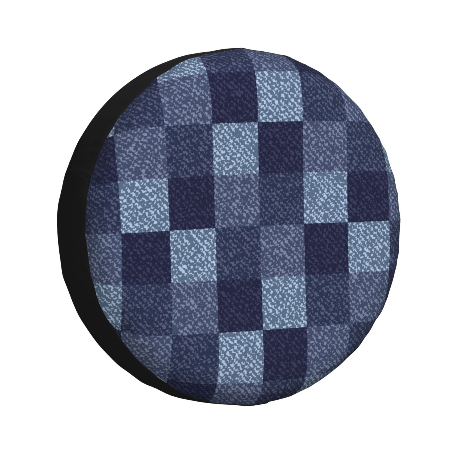 Spare Tire Cover, Blue Gingham Buffalo Check Tire Covers for Trailer ...
