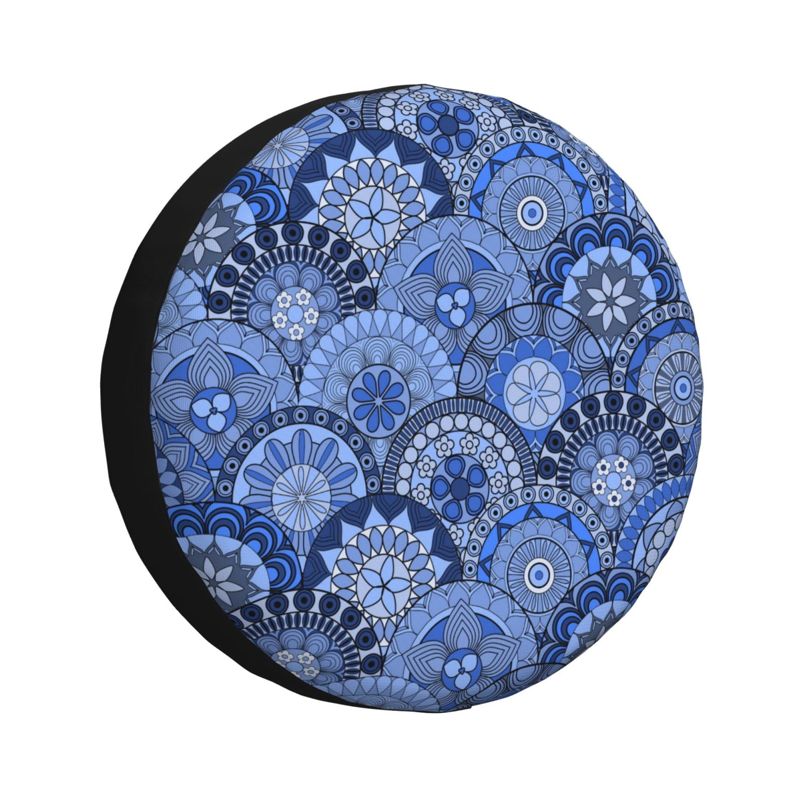 Spare Tire Cover - Blue Mandala Harmony Waterproof Sun Protection ...