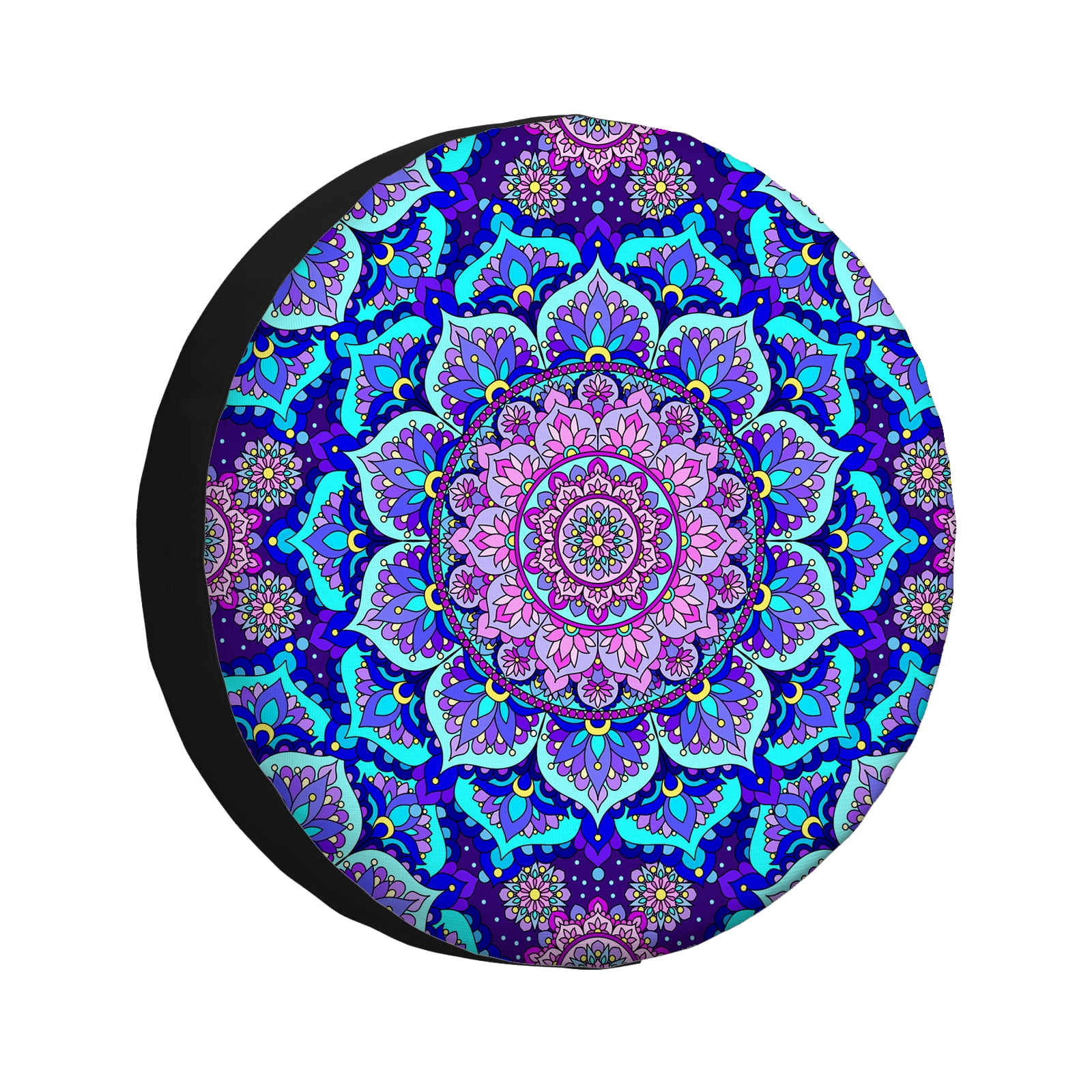 Spare Tire Cover Blue Mandalas Weatherproof Wheel Covers Universal Fit ...