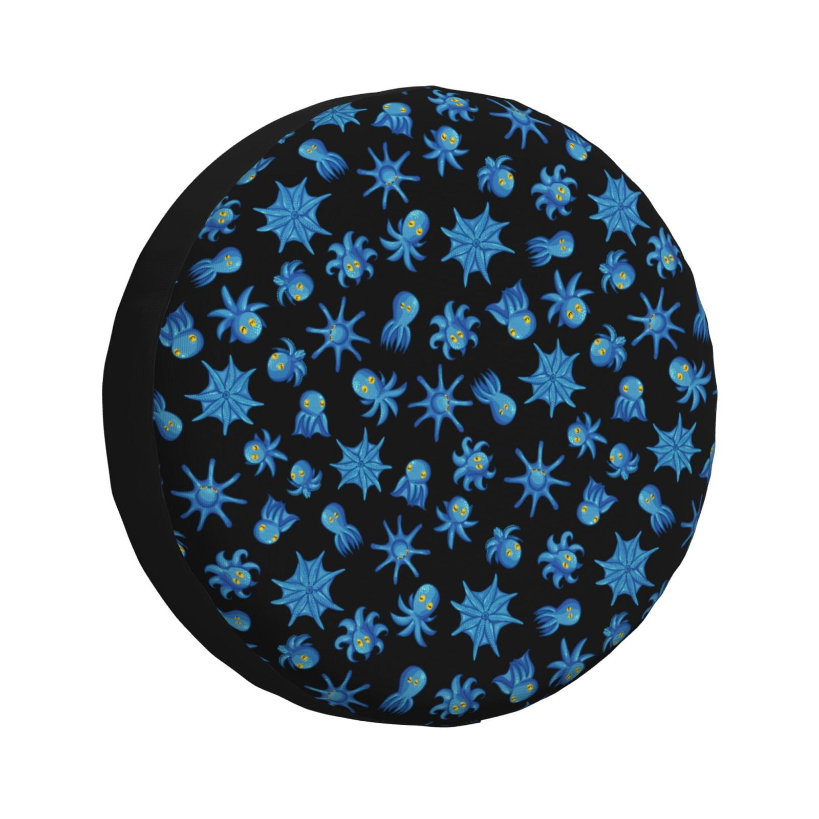 Spare Tire Cover Blue Octopus Waterproof Trailer Tire Covers 14''-17 ...