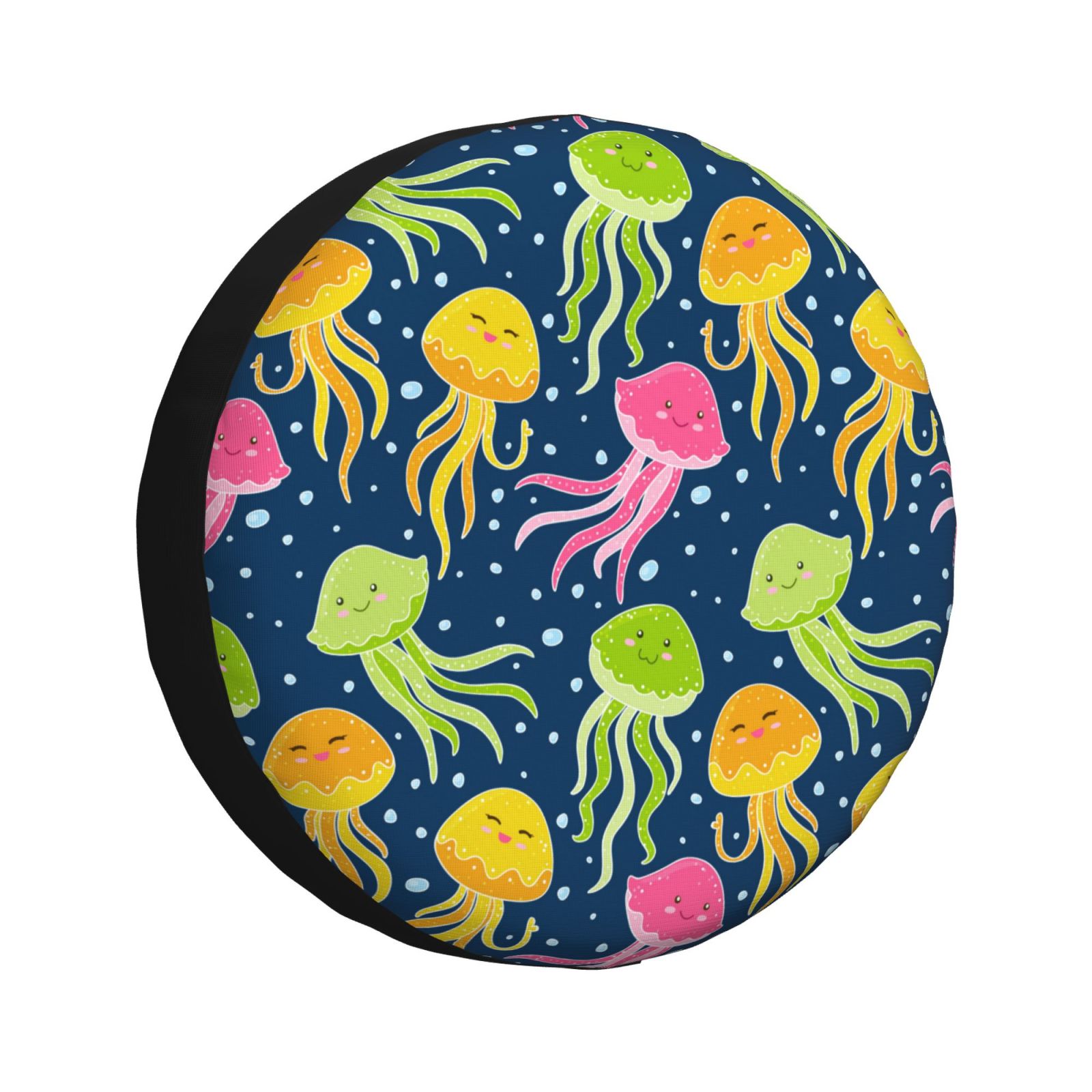 Spare Tire Cover - Bubble Jellies Universal Fit for RV Car Camper SUV ...