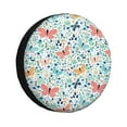 Spare Tire Cover Butterflies A Waterproof Sun Protection Universal