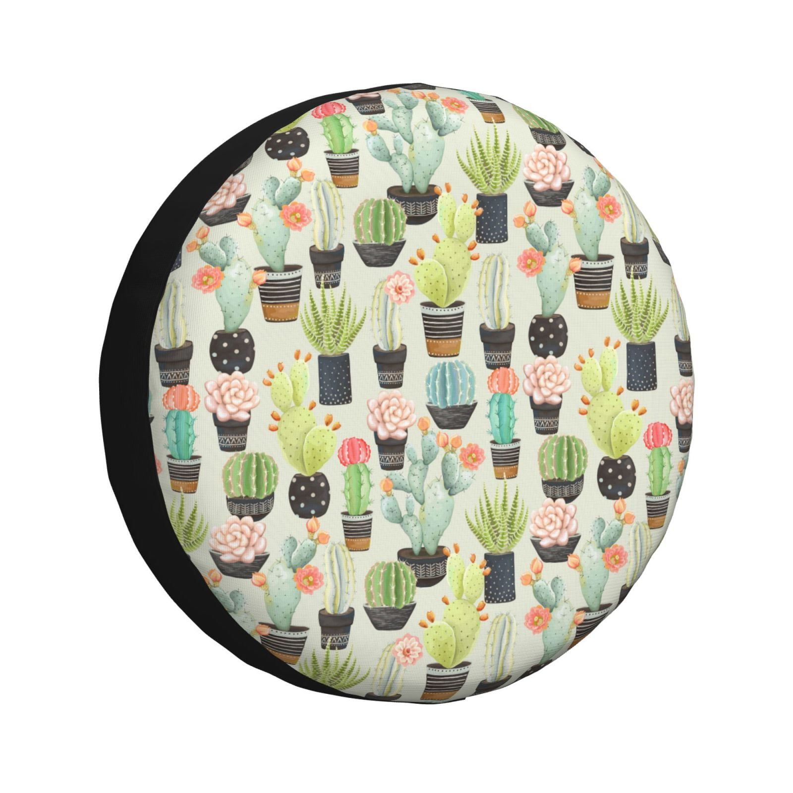 Spare Tire Cover, Cactus Succulents Wheel Cover Tire Covers For ...