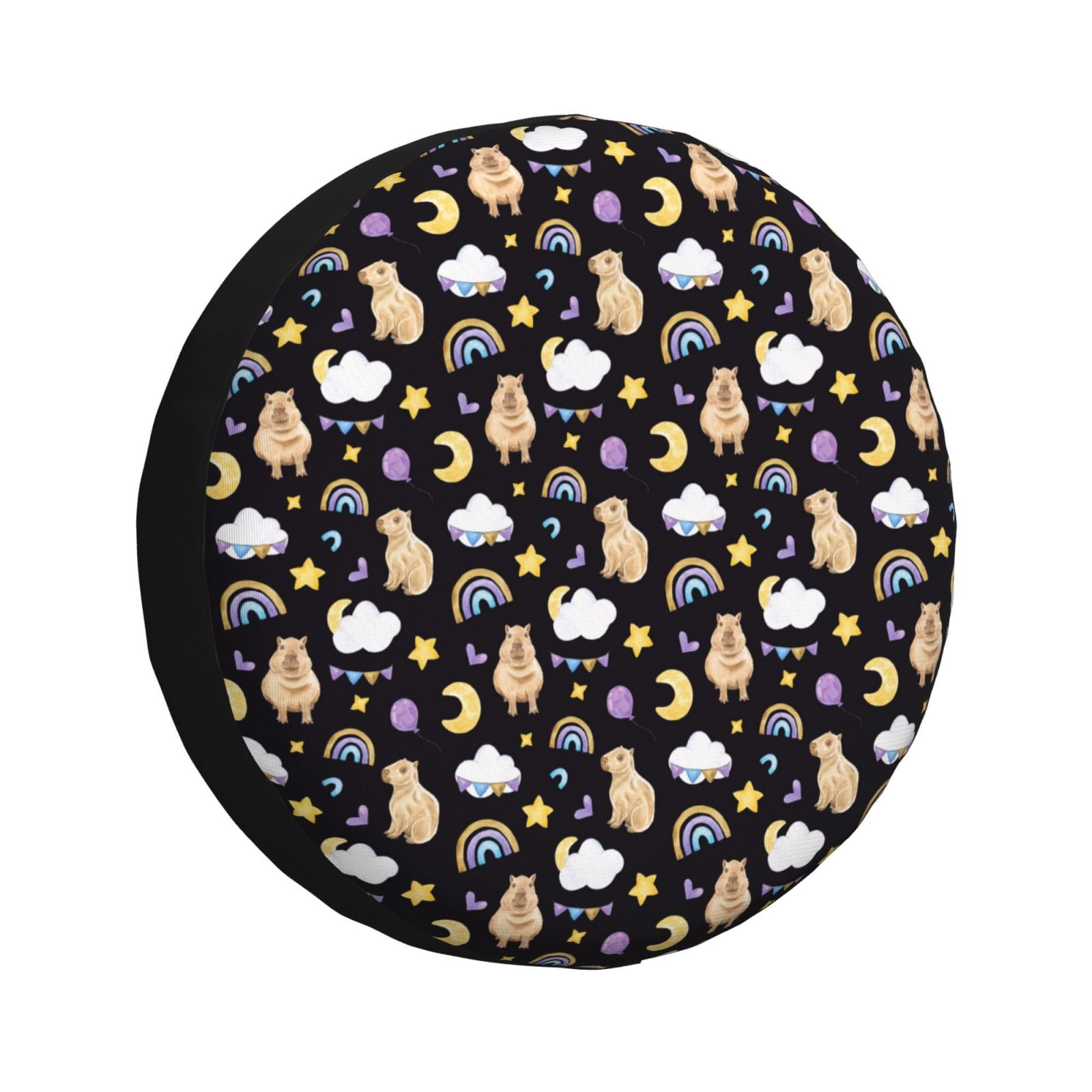 Spare Tire Cover, Capybara Rainbow Star Wheel Cover Tire Covers For ...