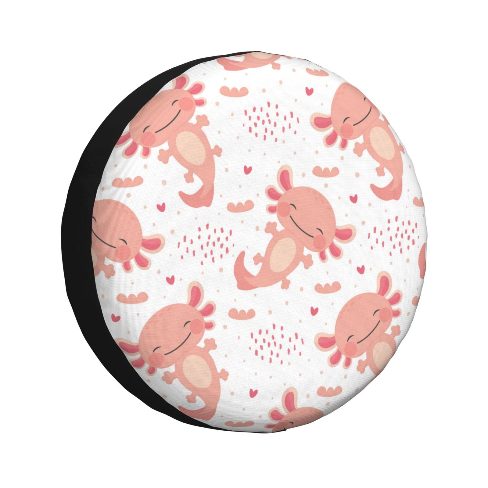 Spare Tire Cover, Cartoon Cute Axolotl White Wheel Cover Tire Covers ...