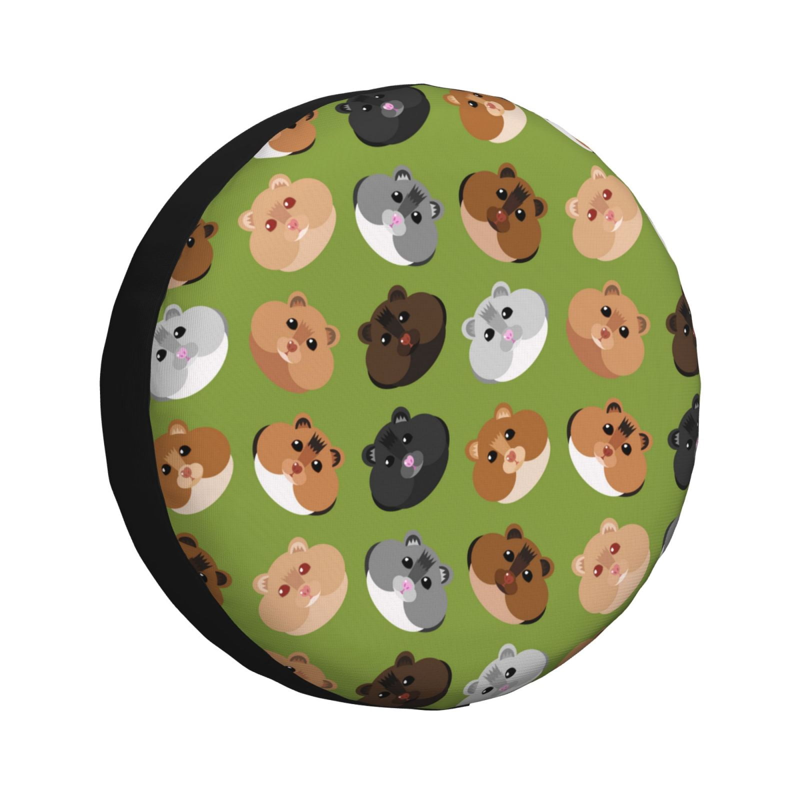 Spare Tire Cover Cartoon Cute Hamster Face Waterproof Trailer Tire ...