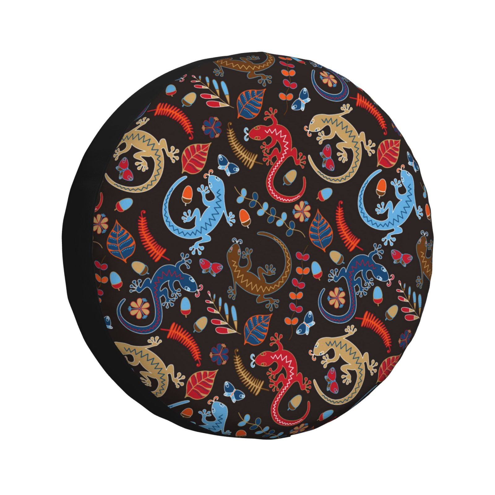 Spare Tire Cover - Cartoon Gecko Lizard Butterfly Waterproof Sun ...