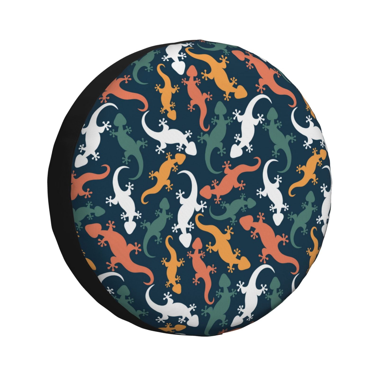 Spare Tire Cover, Cartoon Lizard Gecko Multicolor Wheel Cover Tire ...