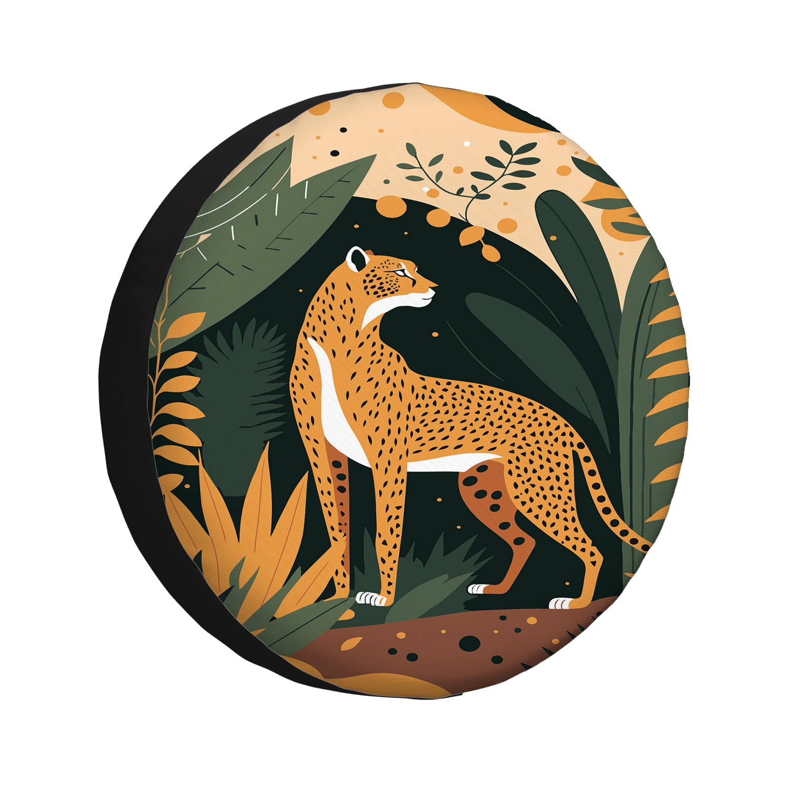 Spare Tire Cover Cheetah Wild Animal Weatherproof Wheel Covers ...