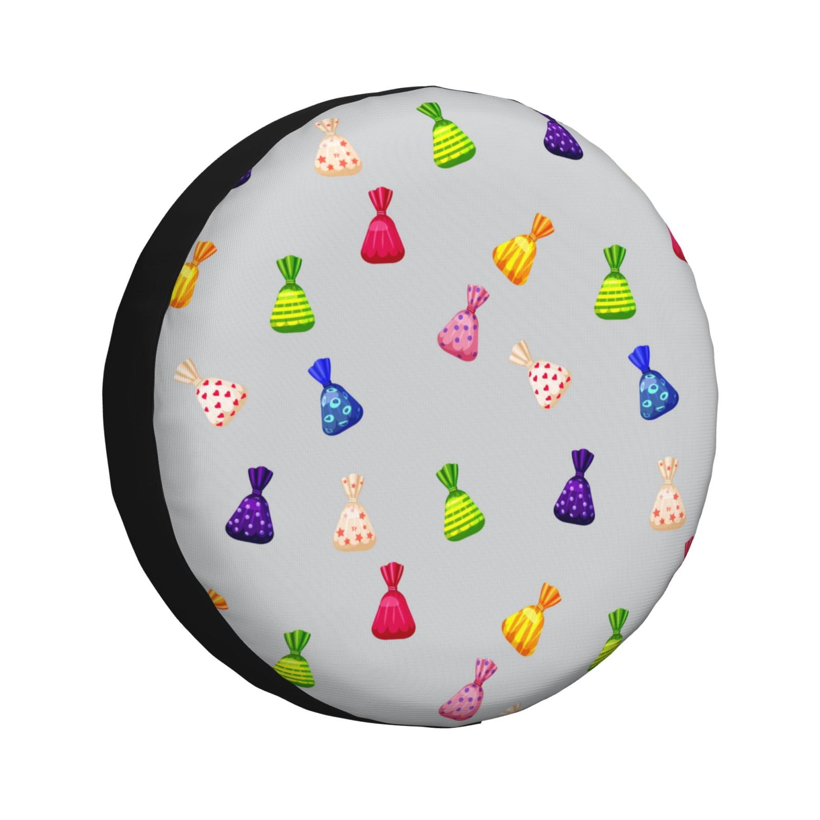Spare Tire Cover Colourful Chocolate Candy Print Waterproof Trailer ...
