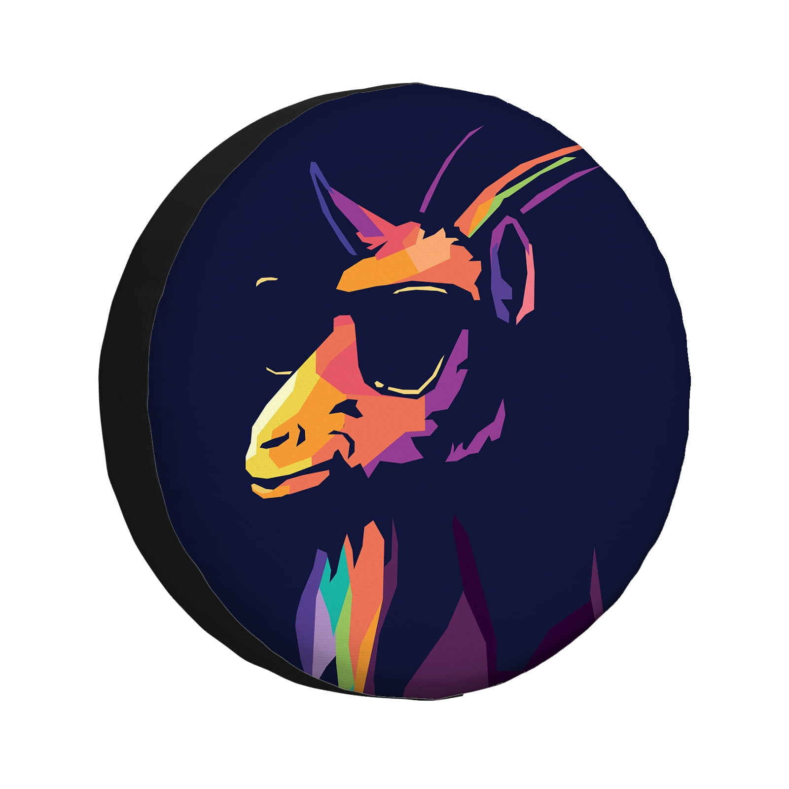 Spare Tire Cover Cool Goat Wearing Dark Glasses Pop Art Weatherproof ...