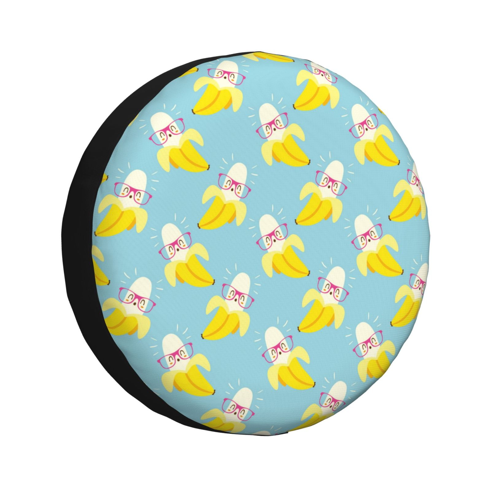 Spare Tire Cover - Cute Banana Azure Universal Fit for RV Car Camper ...