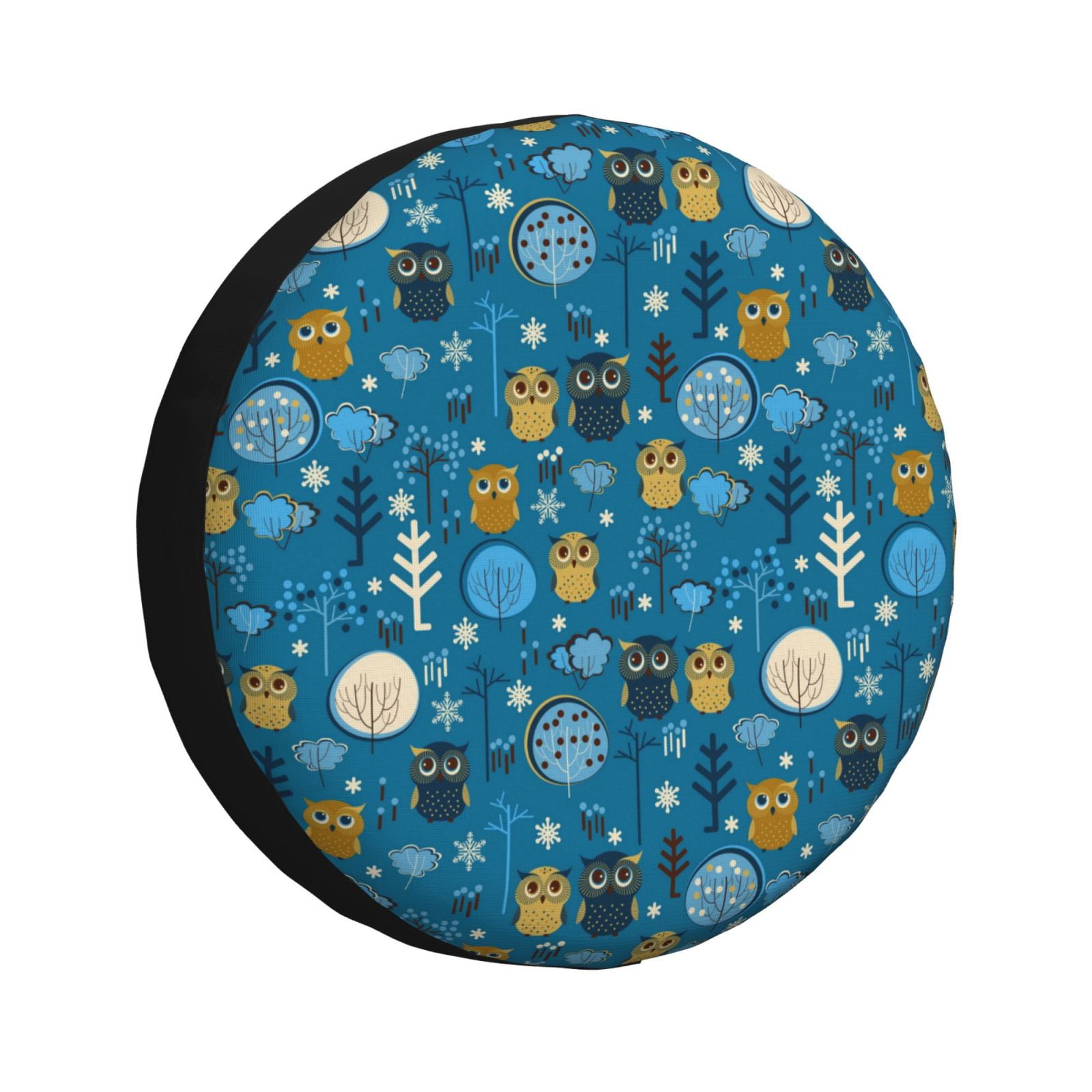 Spare Tire Cover, Cute Colorful Owls And Trees Wheel Cover Tire Covers ...