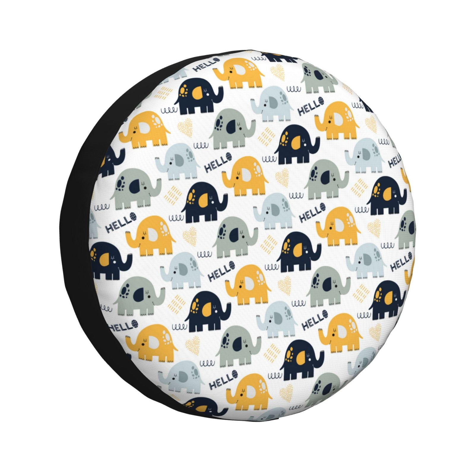 Spare Tire Cover, Cute Elephant Wheel Cover Tire Covers for Trailers ...