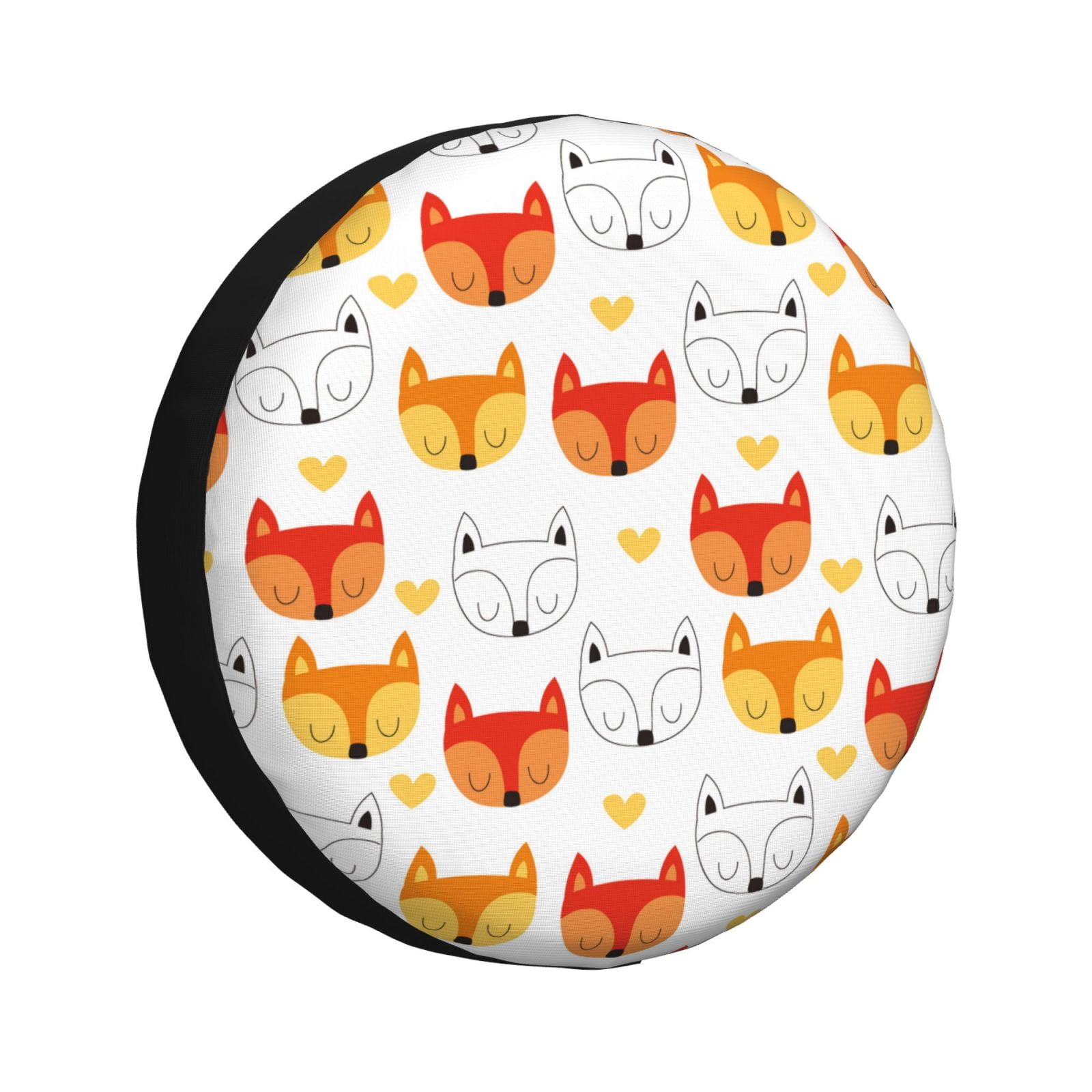 Spare Tire Cover, Cute Fox with Heart Wheel Cover Tire Covers for ...
