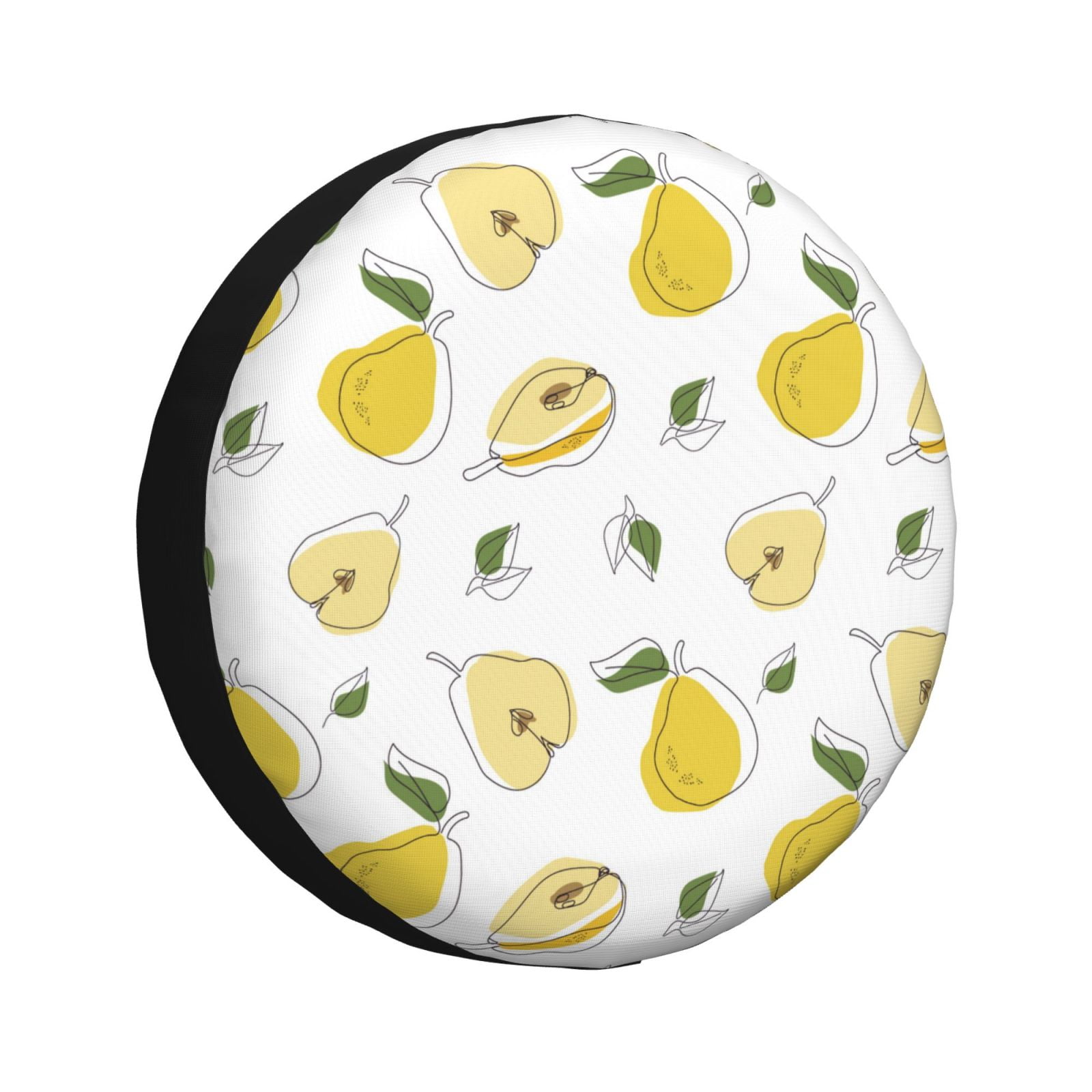 Spare Tire Cover Cute Pear Yellow Waterproof Trailer Tire Covers 14 ...