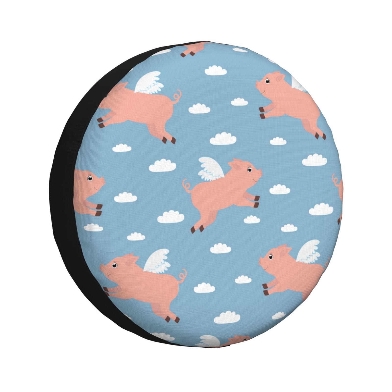Spare Tire Cover Cute Pig With Wings Waterproof Trailer Tire Covers 14 ...