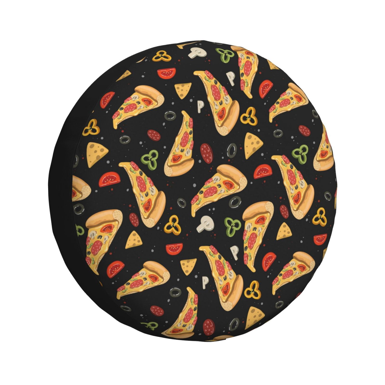 Spare Tire Cover - Cute Pizza Cheese Pepper Waterproof Sun Protection ...