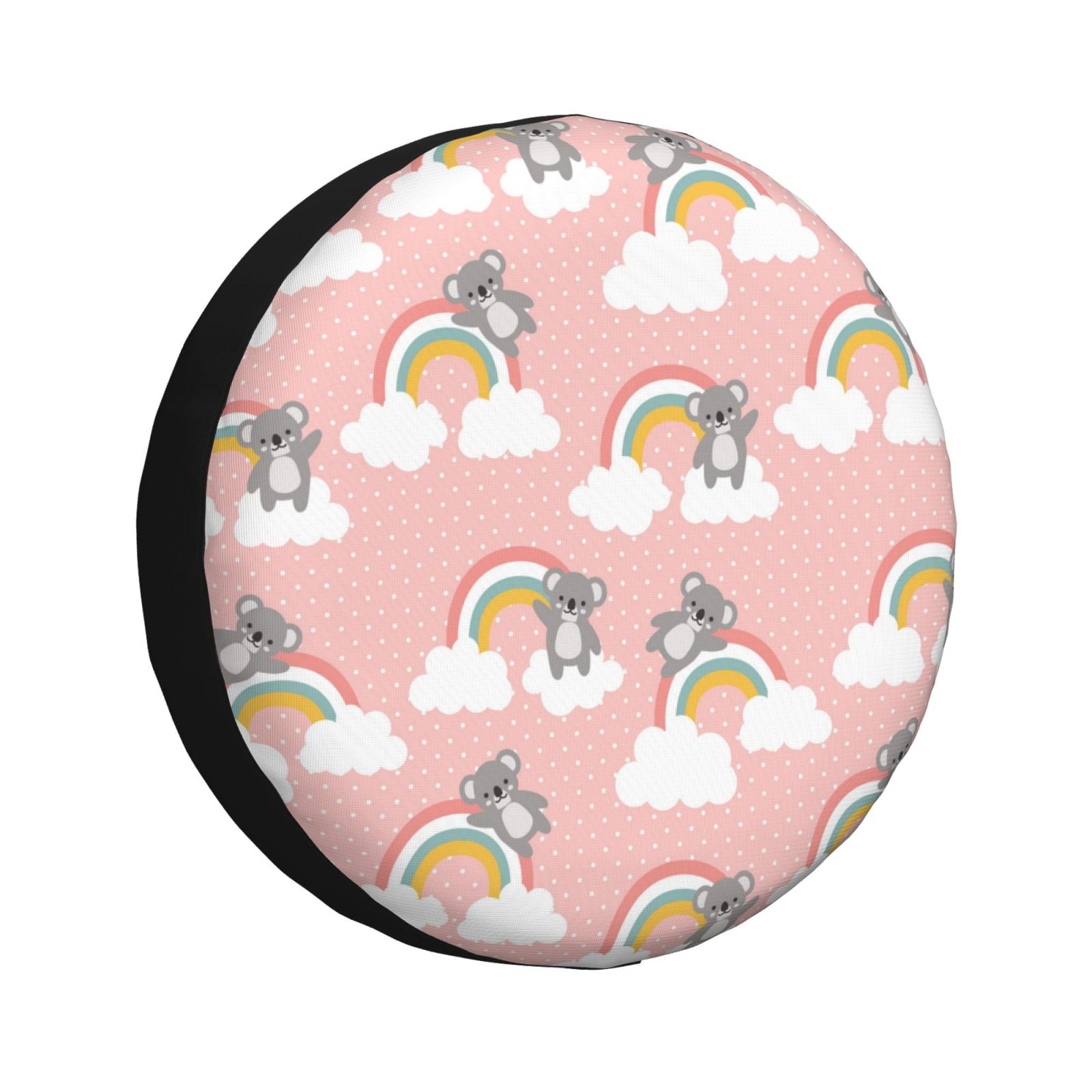 Spare Tire Cover - Cute Rainbow Koala Universal Fit for RV Car Camper ...