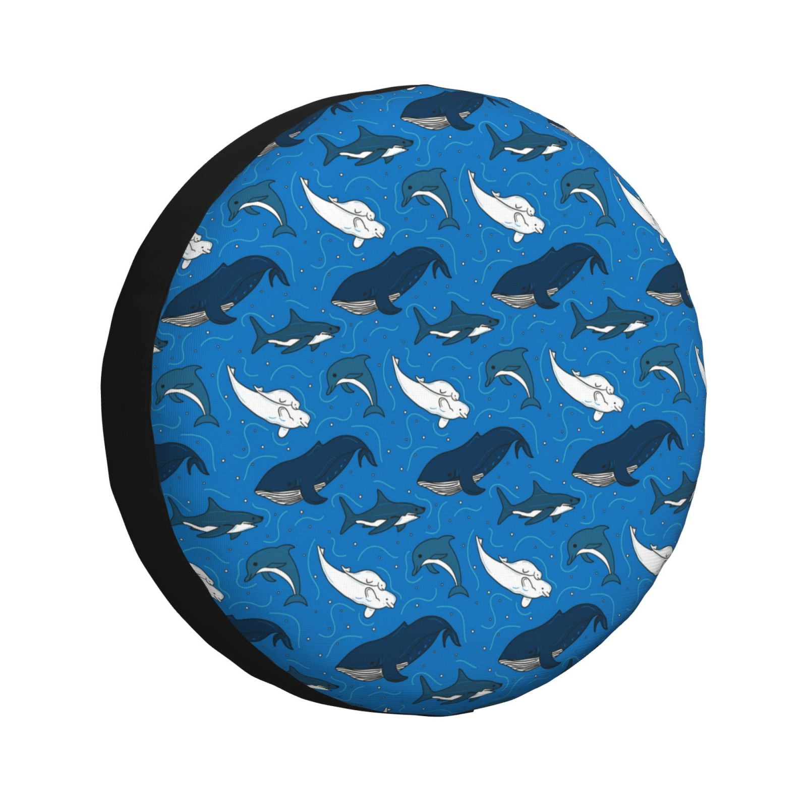 Spare Tire Cover, Cute Whale Dolphin Shark Wheel Cover Tire Covers For ...