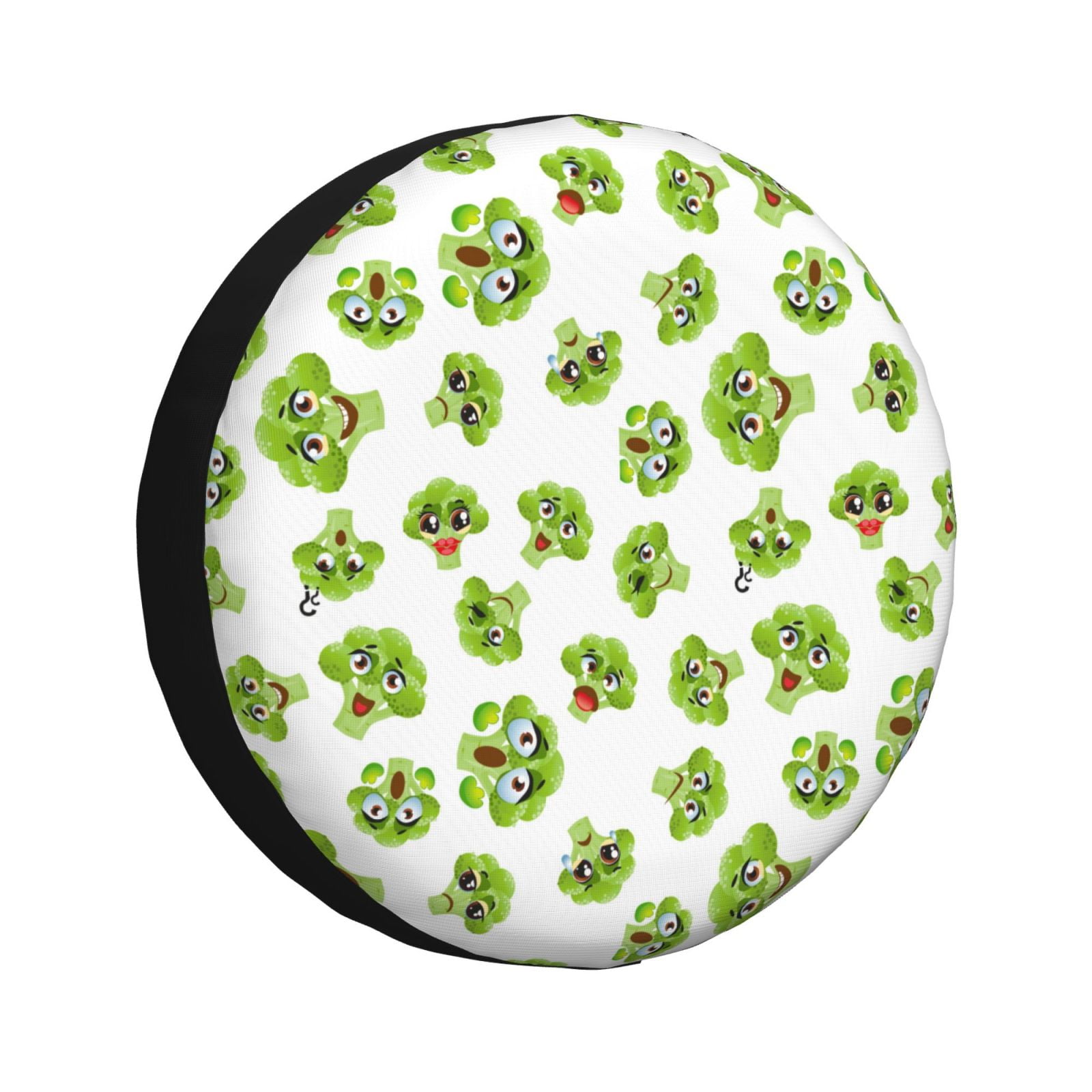 Spare Tire Cover Cute cartoon broccoli funny Waterproof Trailer Tire ...