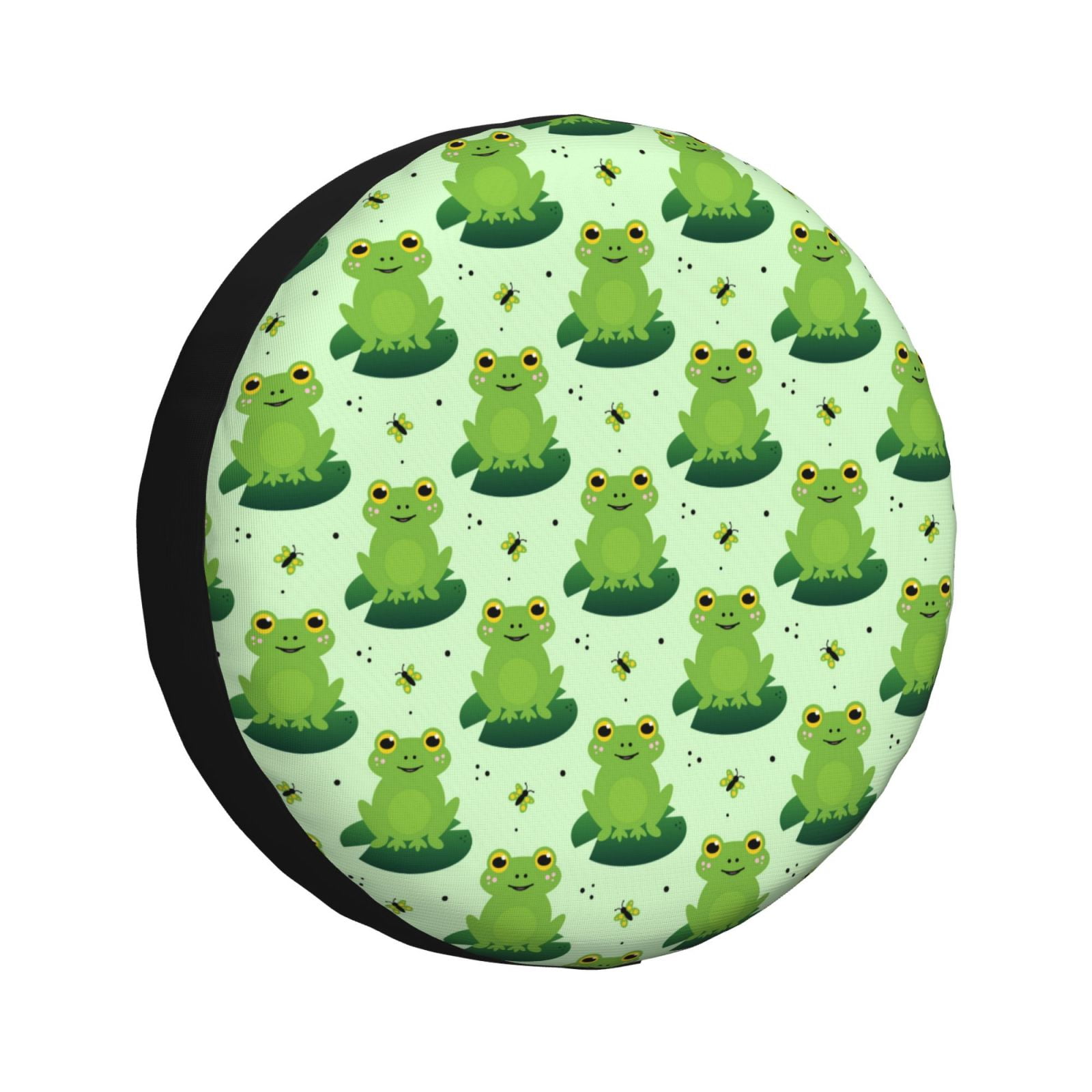 Spare Tire Cover, Cute cartoon frog butterfly green Wheel Cover Tire ...