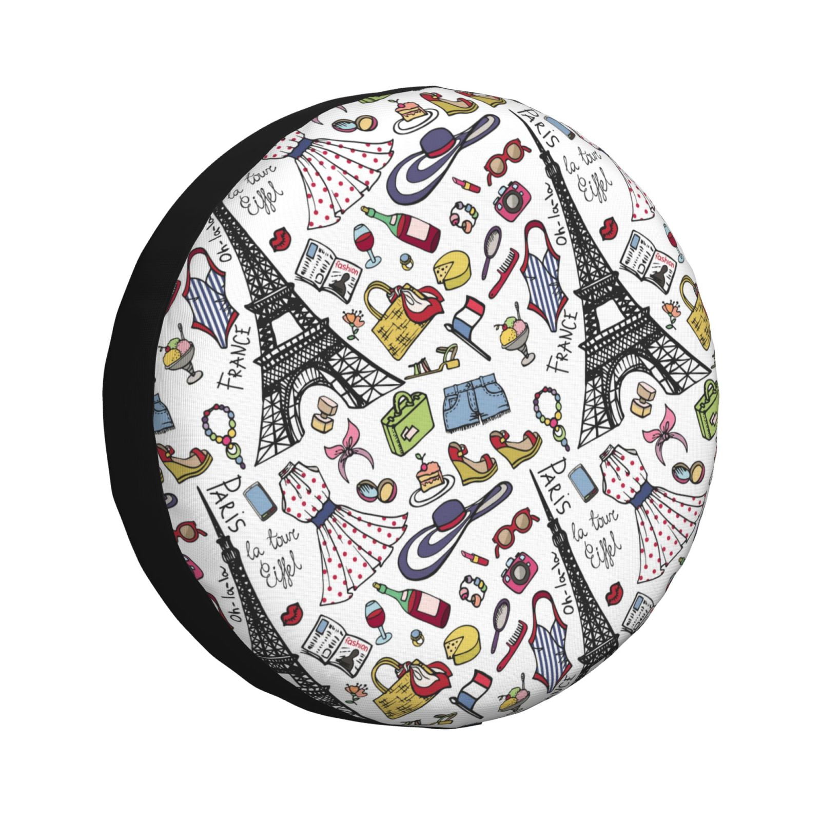 Spare Tire Cover, Eiffel Tower Fancy Tire Covers for Trailer, RV, Car ...