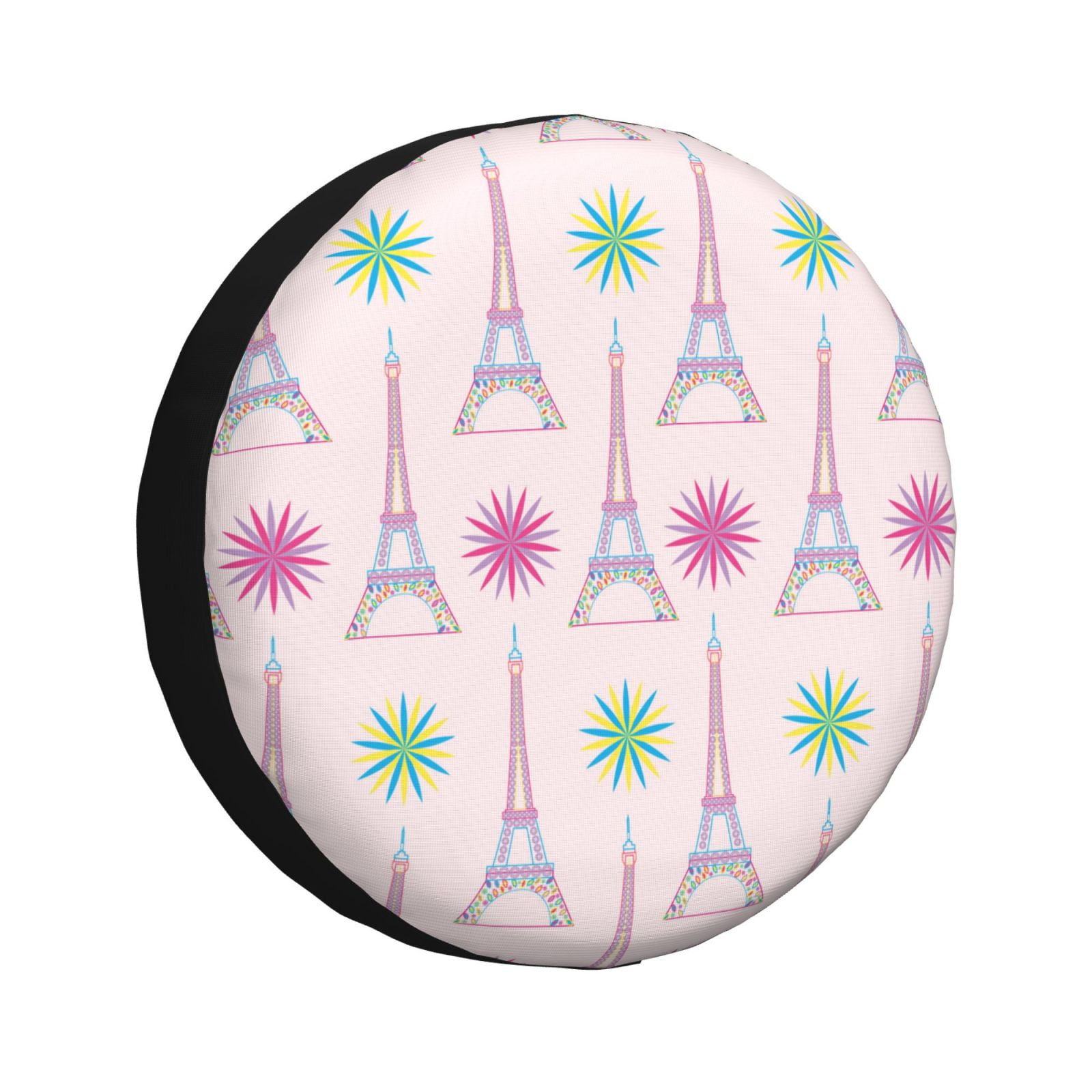 Spare Tire Cover - Eiffel pink Towers Universal Fit for RV Car Camper ...