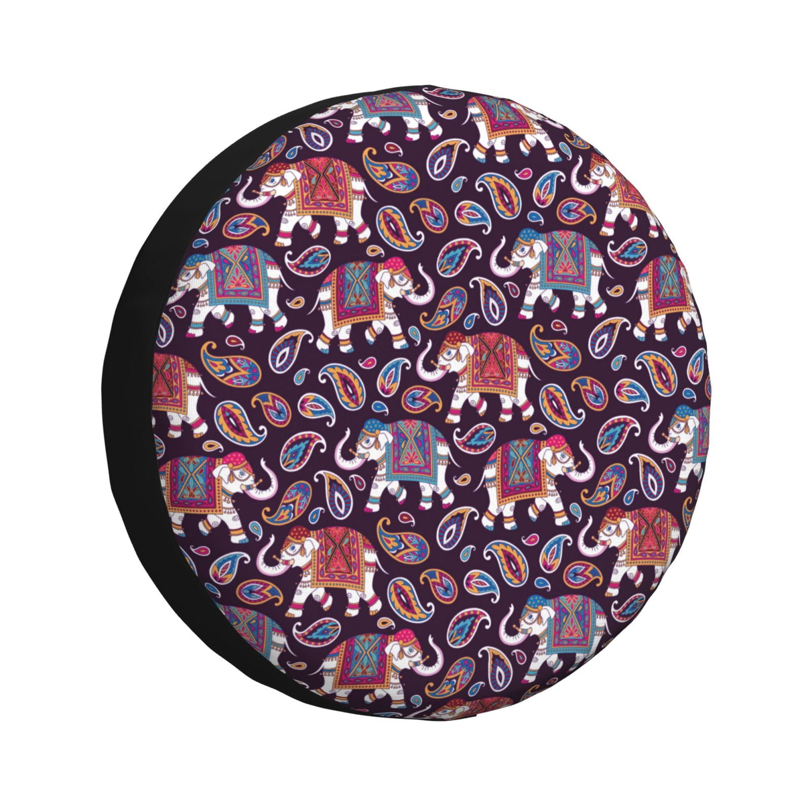 Spare Tire Cover - Elephants Paisley Universal Fit for RV Car Camper ...